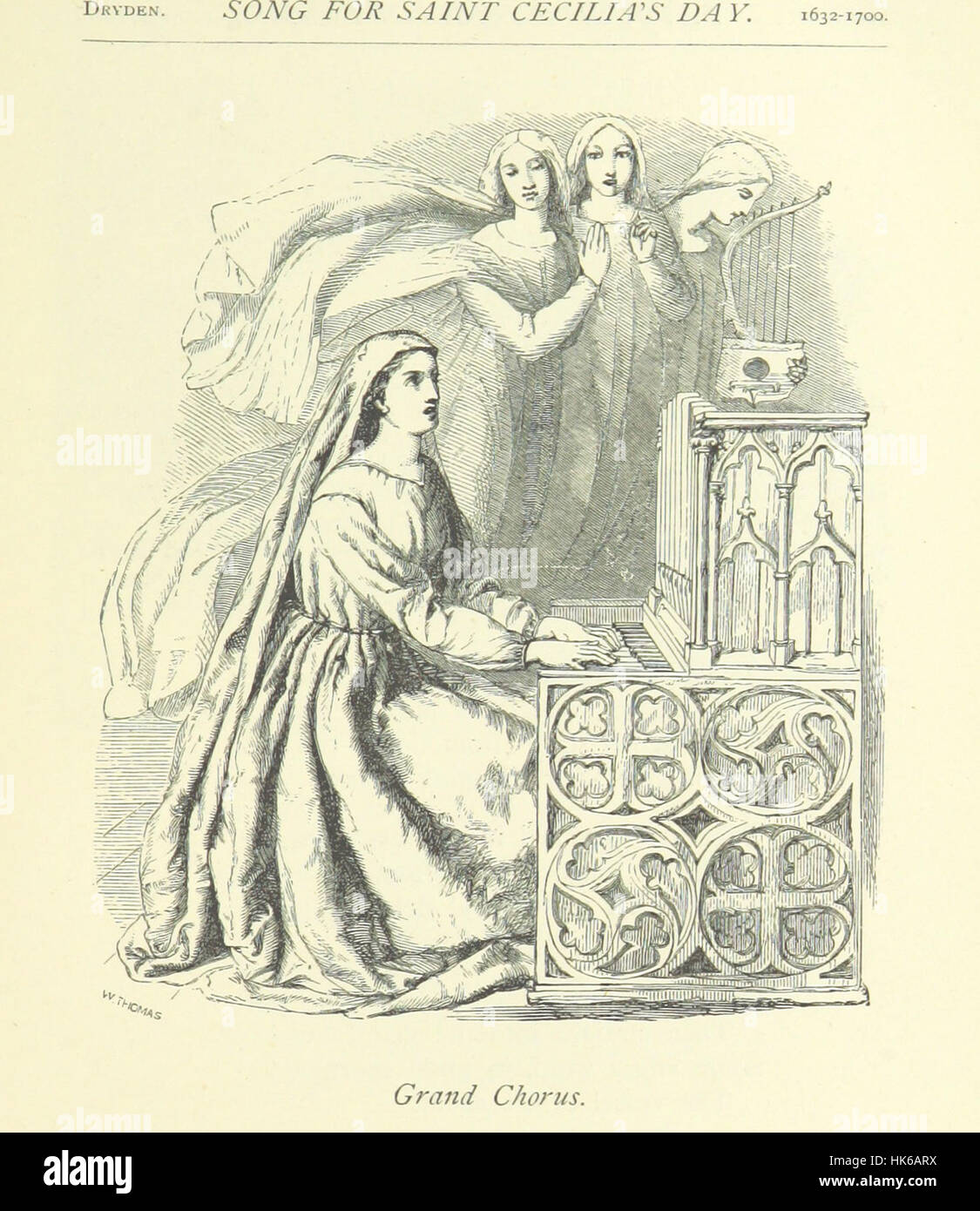 Illustration from 'Favourite English Poems and Poets', featuring poems ...