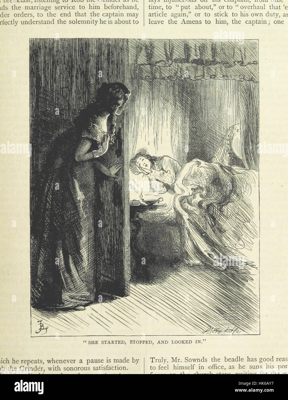 An image from 'The Works of Charles Dickens,' showing a detailed ...