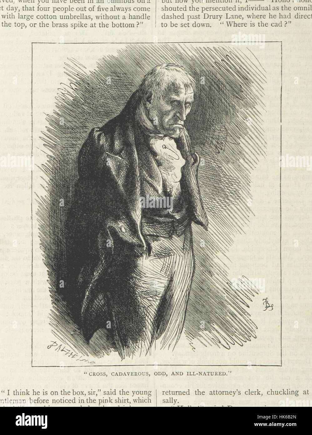 An illustration from 'The Works of Charles Dickens,' showcasing scenes ...