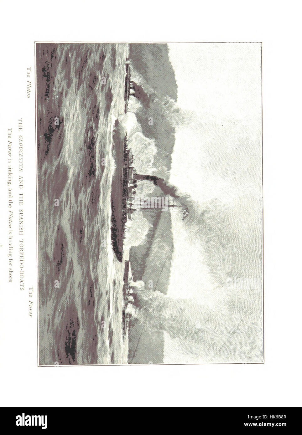 An image from 'The War with Spain,' illustrating key moments from the ...