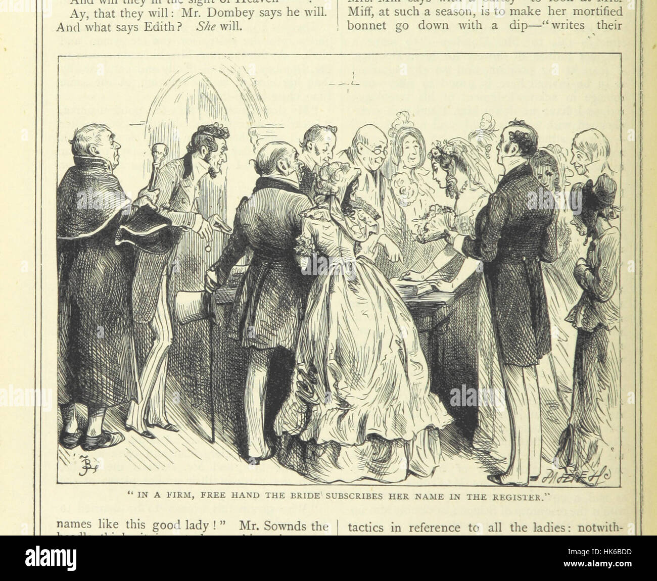 The photograph shows a page from 'The Works of Charles Dickens,' a ...