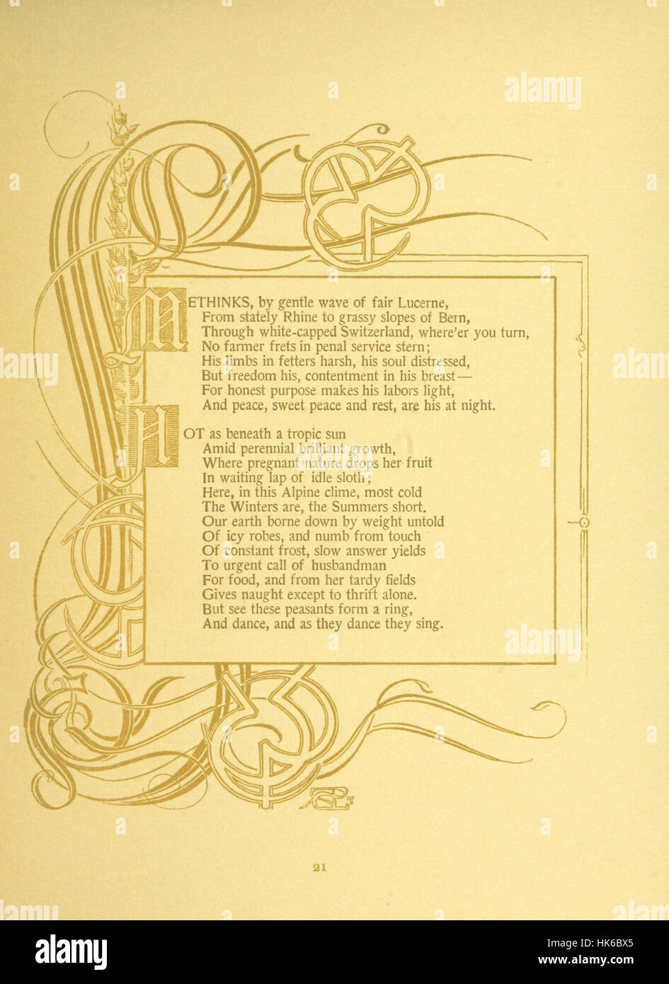 Image from 'Poems on Mont Blanc and Switzerland', showcasing the beauty ...