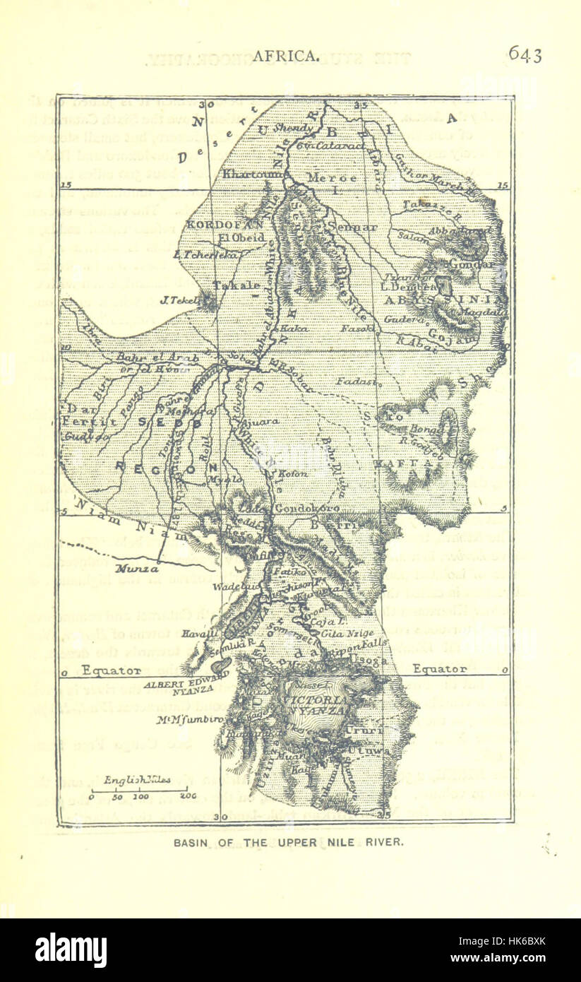 Illustration from 'The Geography of Africa', depicting the physical ...