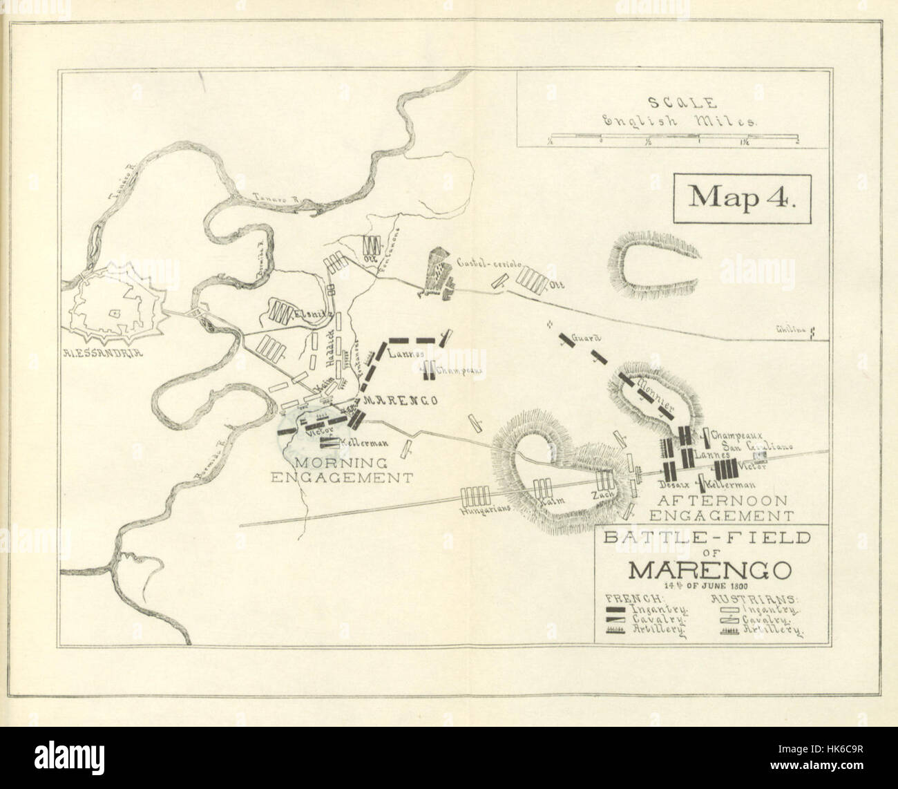 Image from 'The Campaign of Marengo', depicting the famous battle of ...