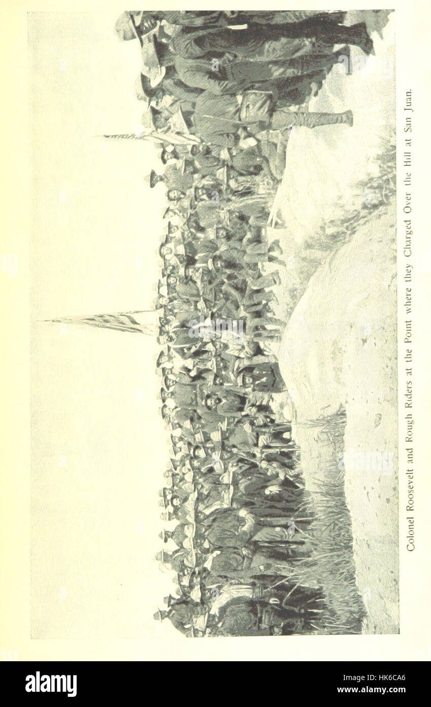 Photograph from 'The Rough Riders', illustrating the military history ...