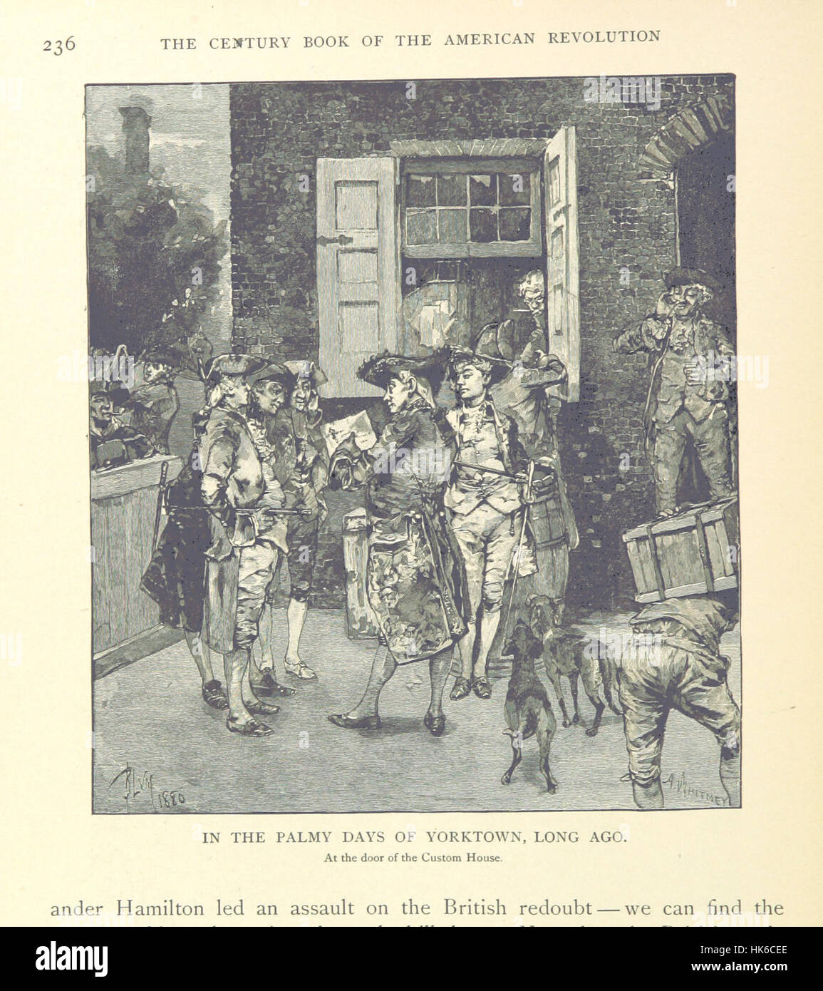 Illustration from 'The Century Book of the American Revolution ...