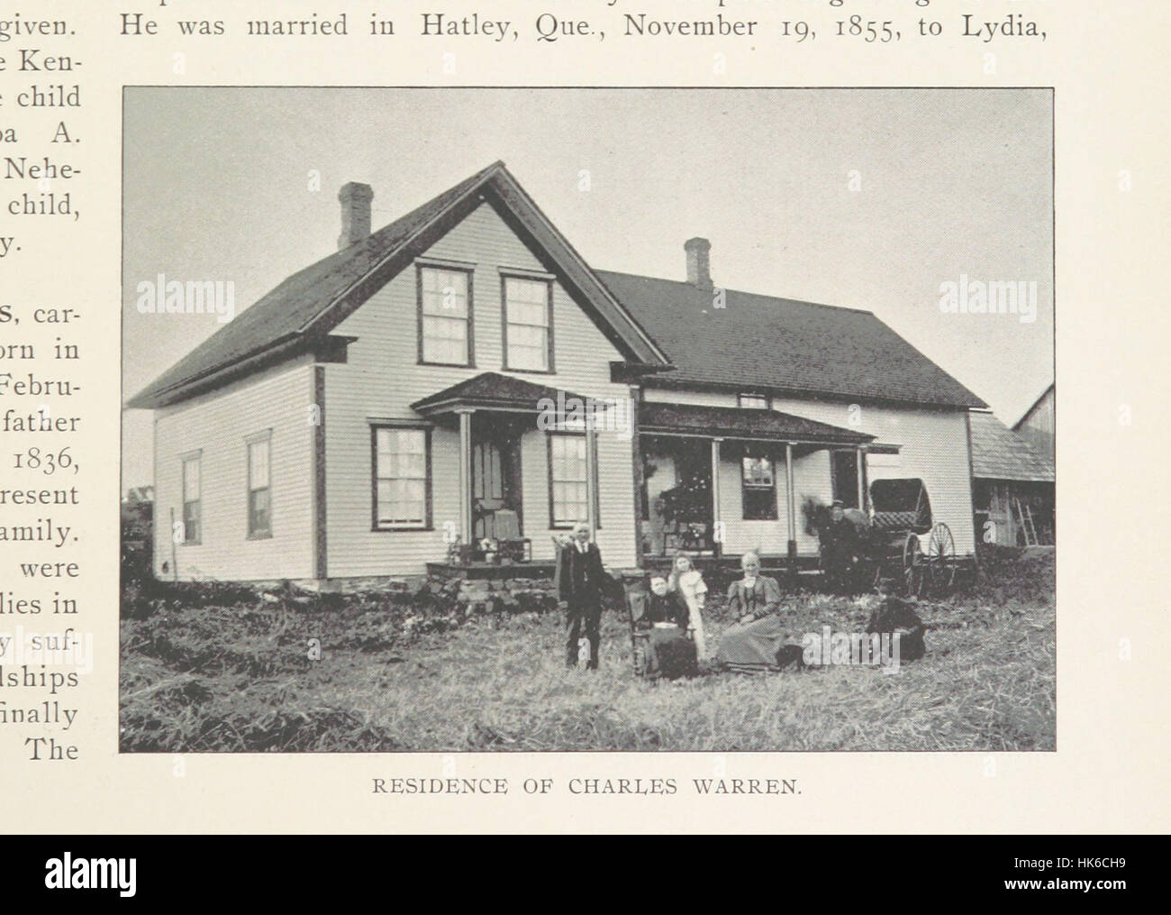 Illustration from 'History of Compton County', showing historical ...