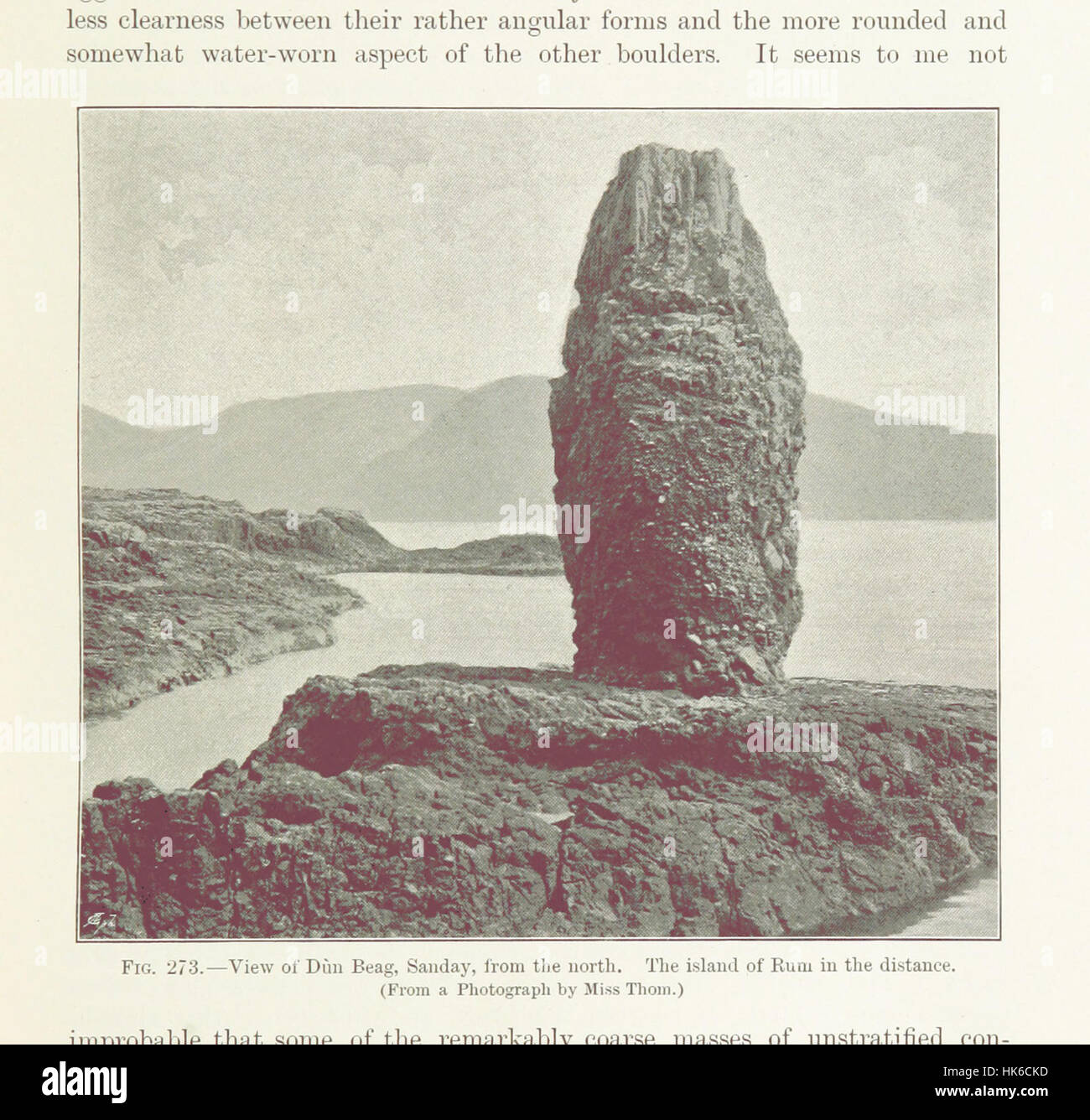 An image from 'The Ancient Volcanoes of Great Britain', showing the ...