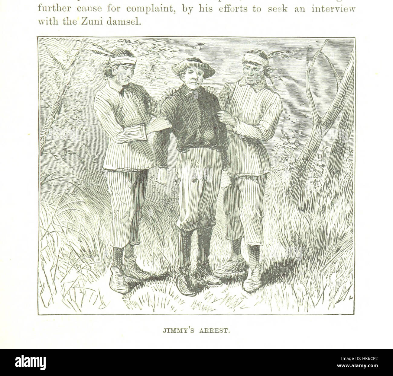 Illustration from 'The Marvellous Country', showing the landscapes and ...