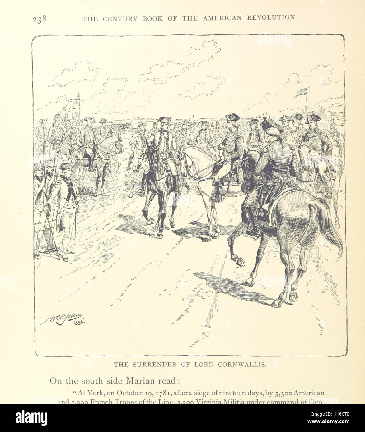 An illustration from 'The Century Book of the American Revolution ...