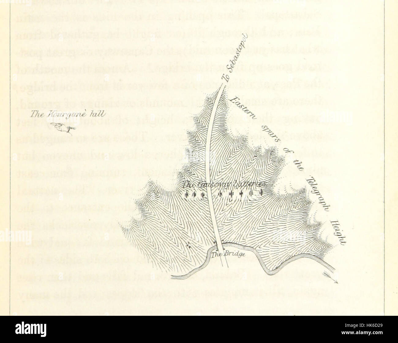 A photograph showing an illustration from 'The Invasion of the Crimea ...