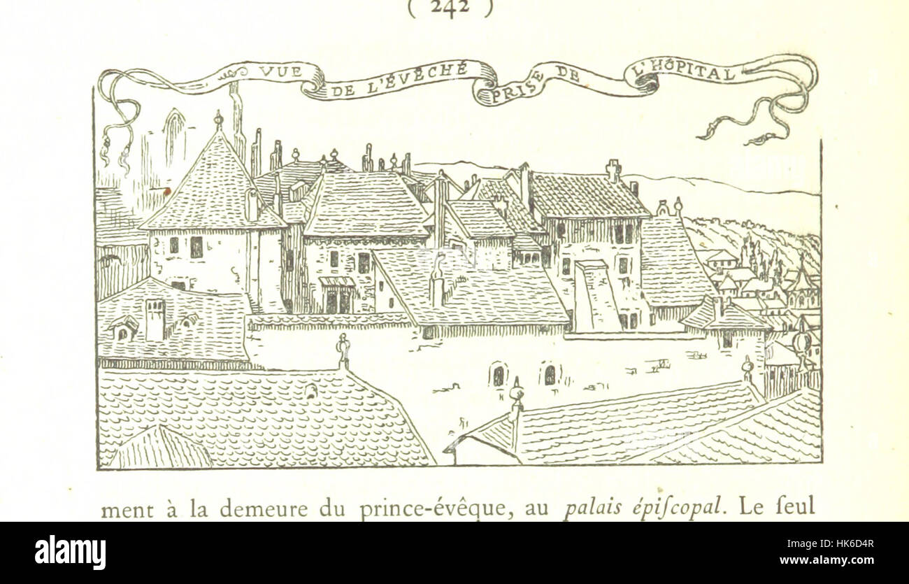 An illustration from 'Geneve historique & archeologique,' depicting the ...