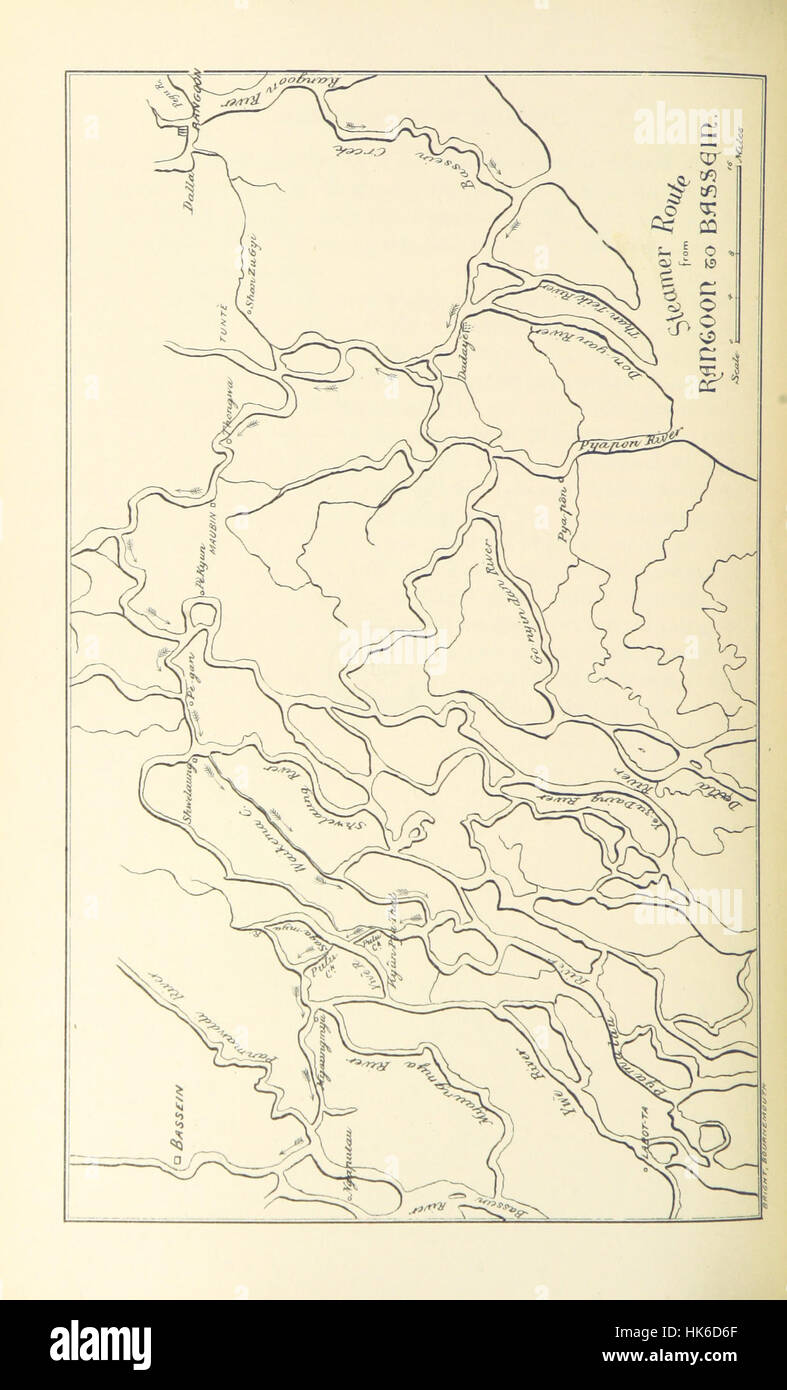 Image from 'Wanderings in Burma,' showcasing illustrations and maps ...