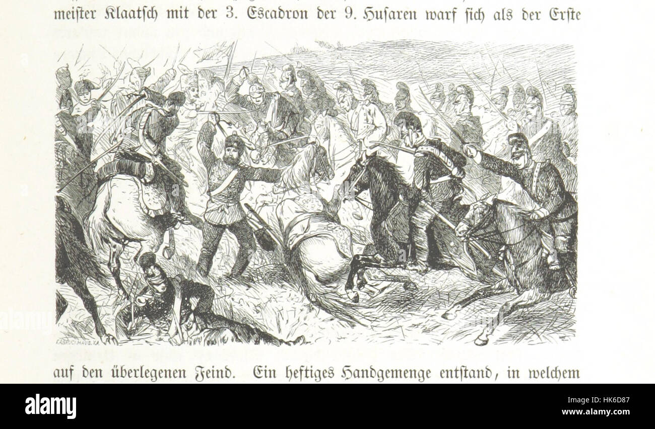 Image from 'Der deutsche Krieg von 1866,' a historical account of the ...
