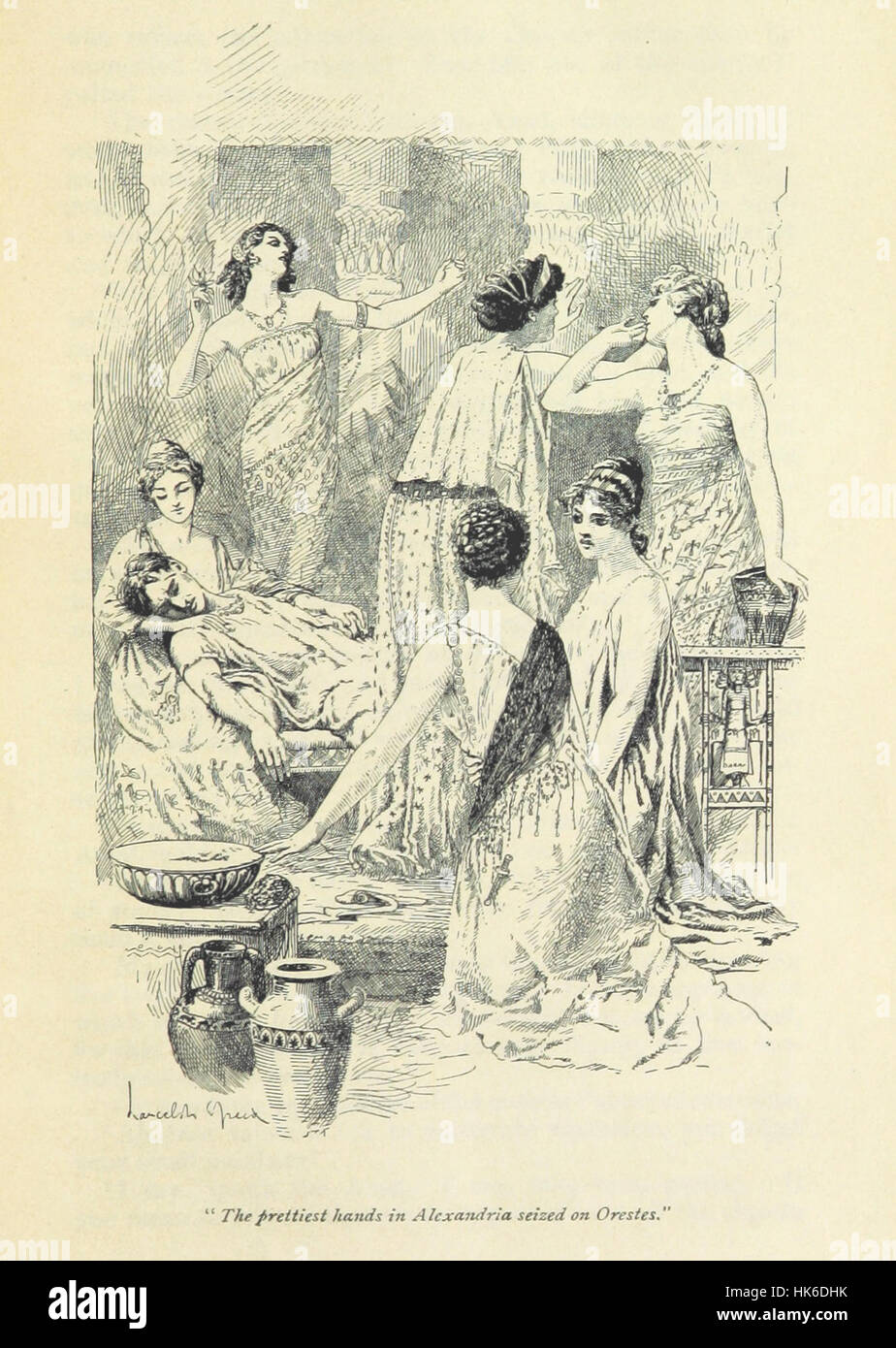 Image from 'Hypatia', page 259, featuring illustrations by L. Speed ...