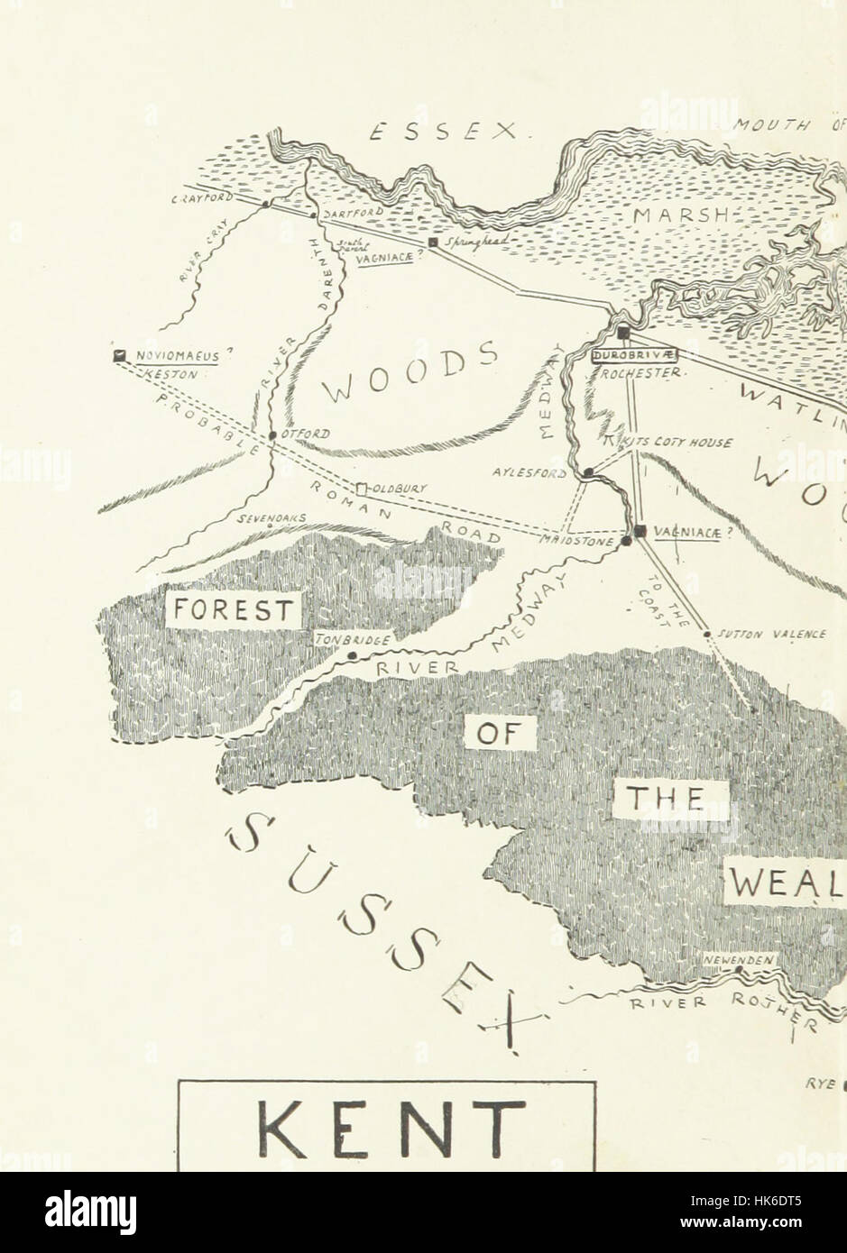 Image from 'History of Kent', showcasing key historical events and ...