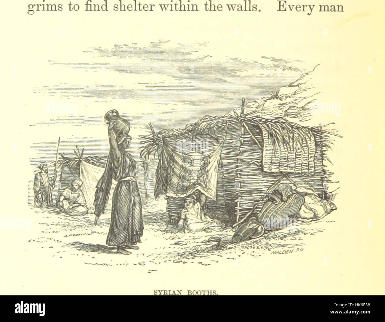 A page from 'The Holy Land', featuring illustrations and photographs ...