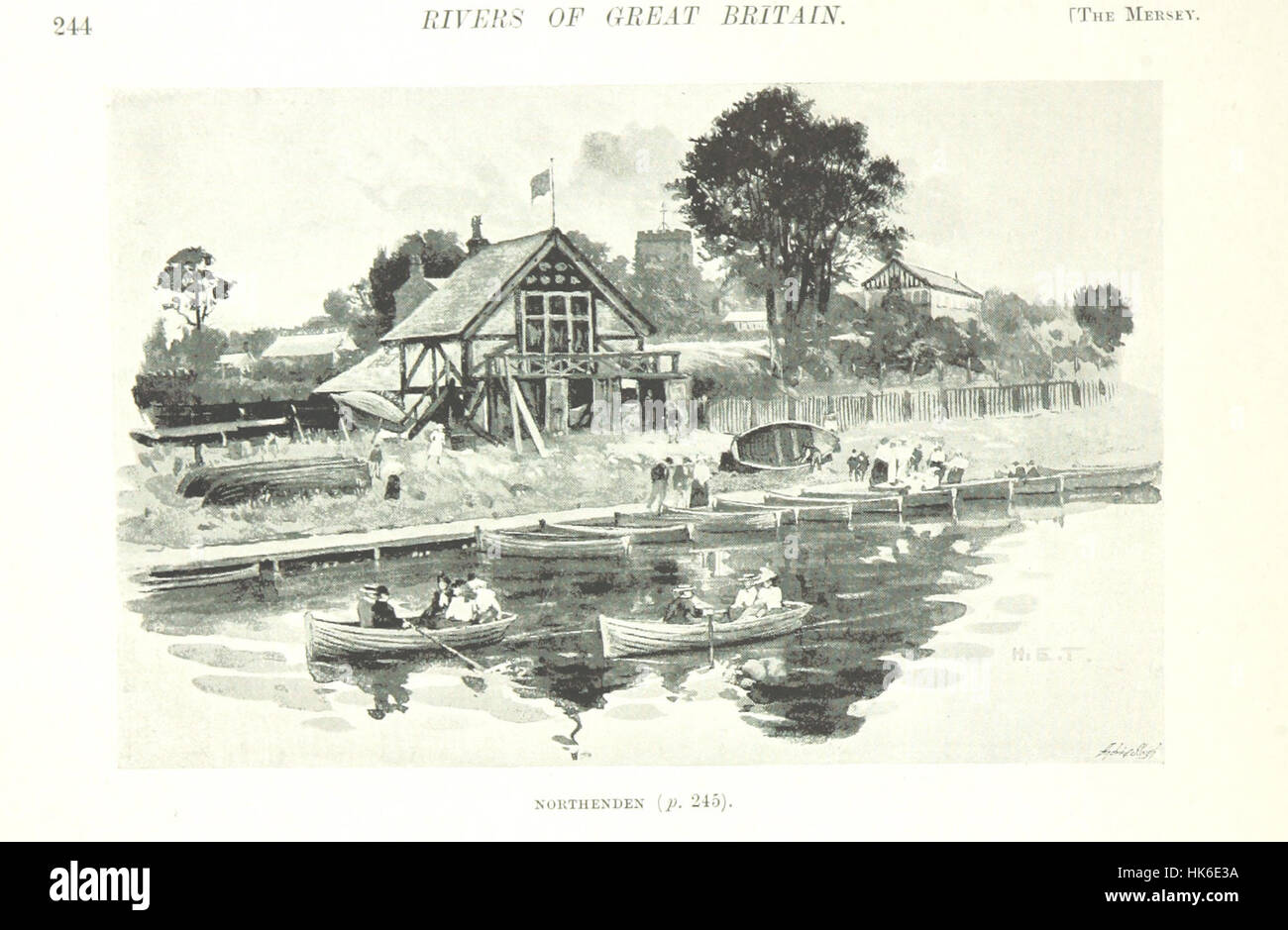 Photograph from 'The Rivers of Great Britain,' detailing the rivers ...