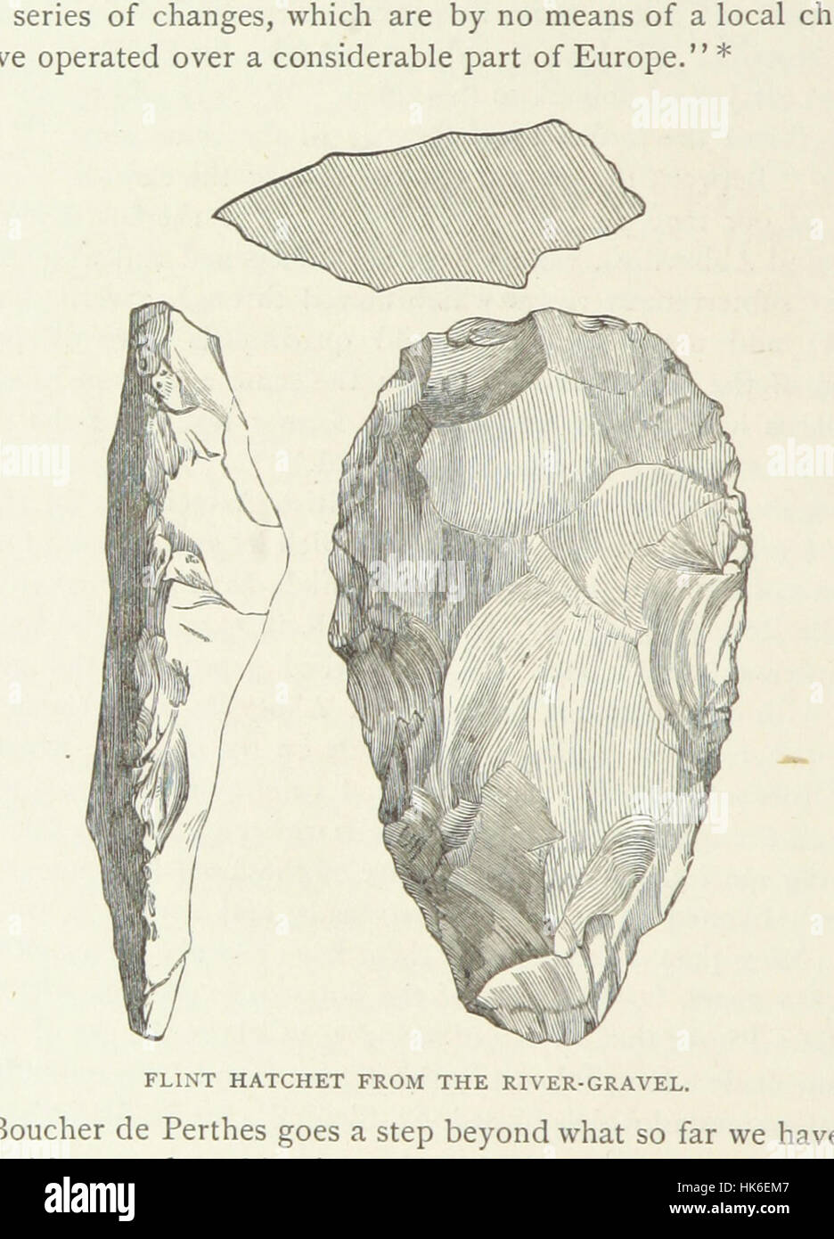 Illustration from 'The Recent Origin of Man', showing how geology and ...