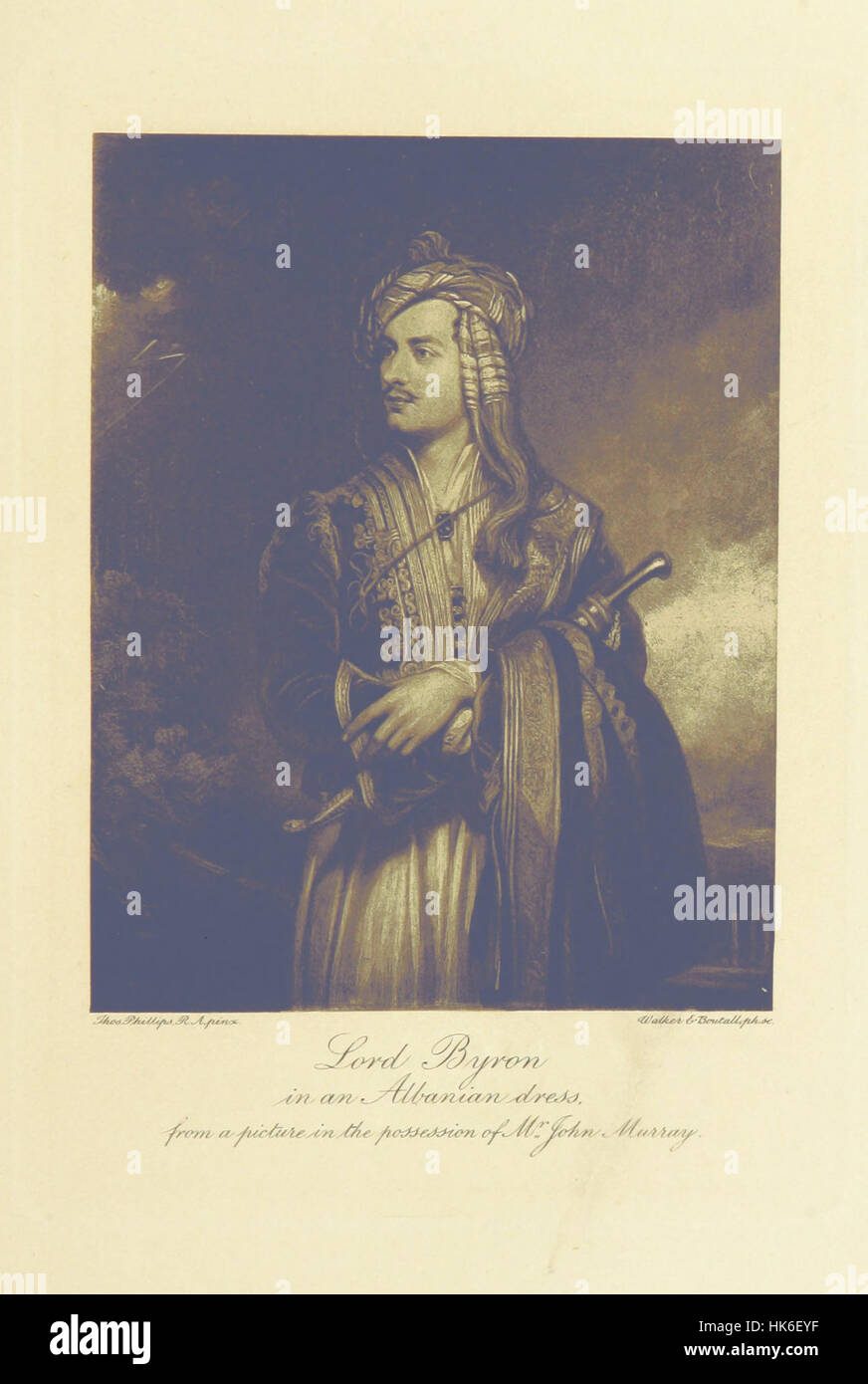 Illustration from 'The Works of Lord Byron', showing a depiction of ...