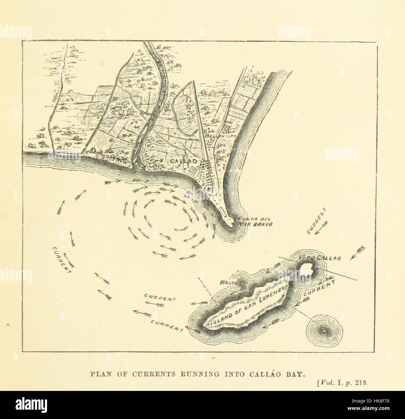 An illustration from 'Two Years in Peru,' documenting the exploration ...