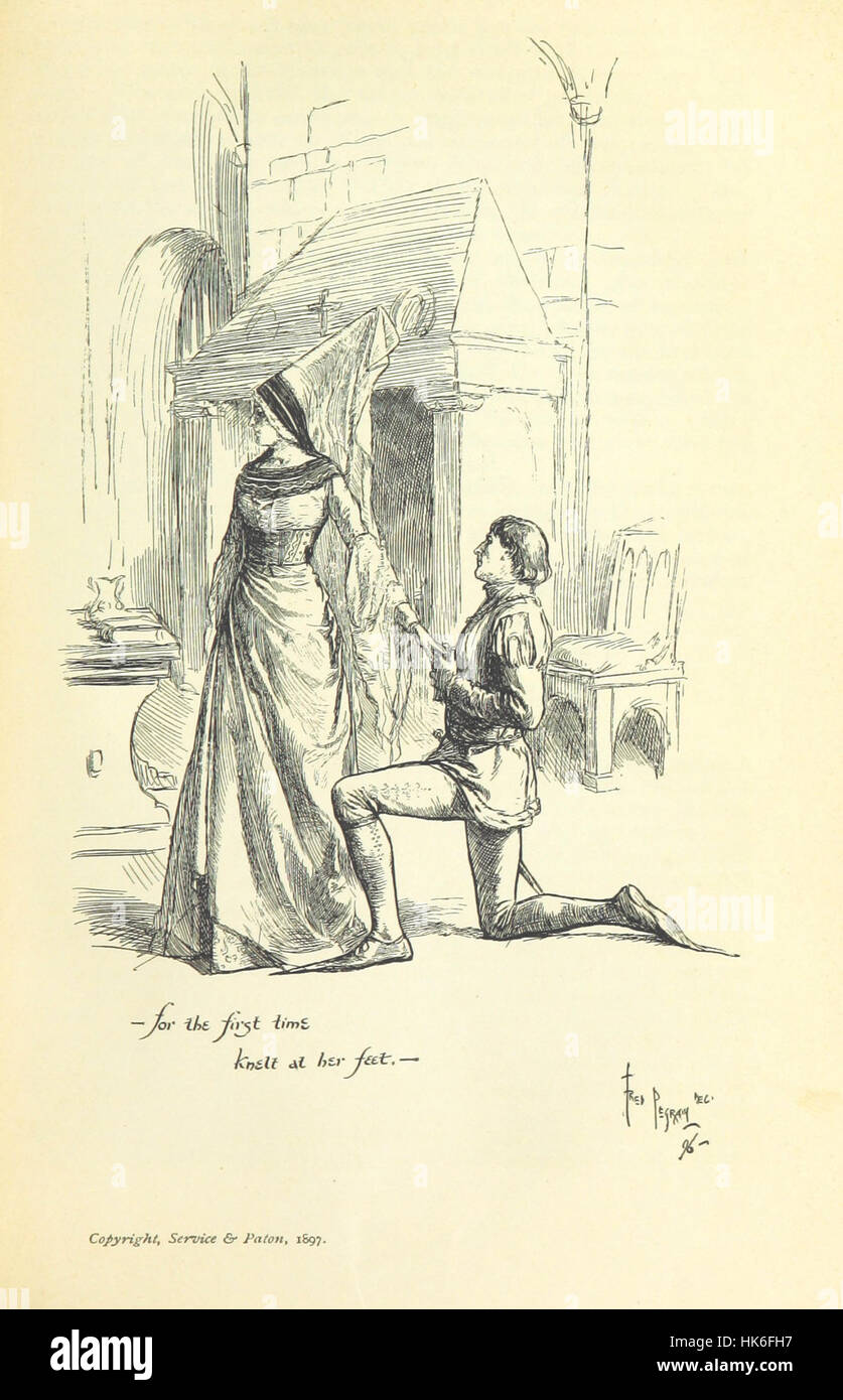 An image from 'The Last of the Barons', a historical novel depicting ...