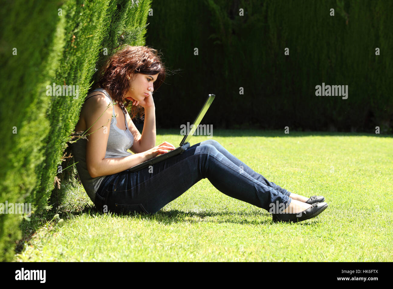 woman, laptop, notebook, computers, computer, boring, work, factory ...