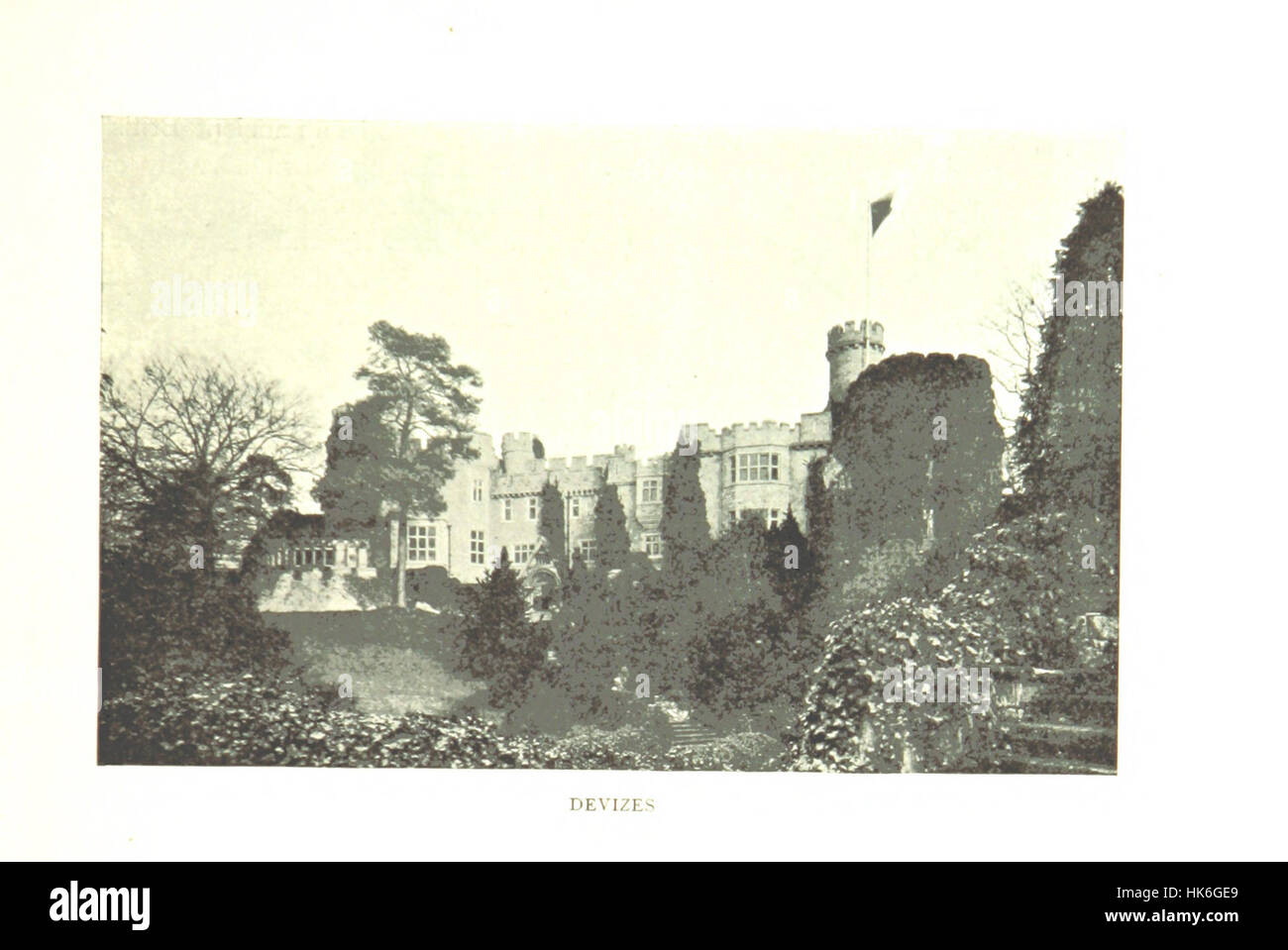 Illustration from 'The Castles of England,' showcasing the architecture ...