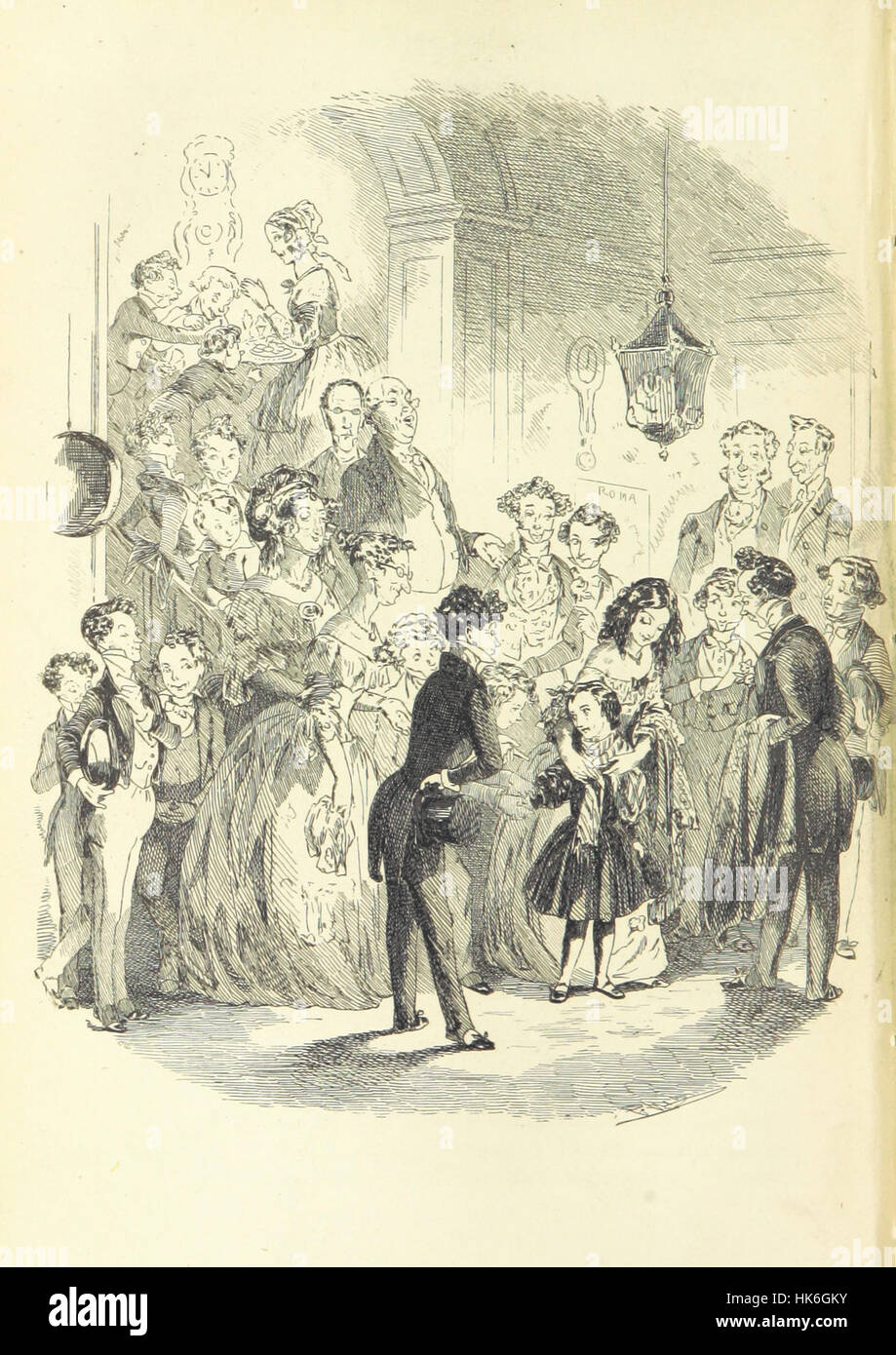 Image from the 'Works of Charles Dickens' showing a scene from one of ...
