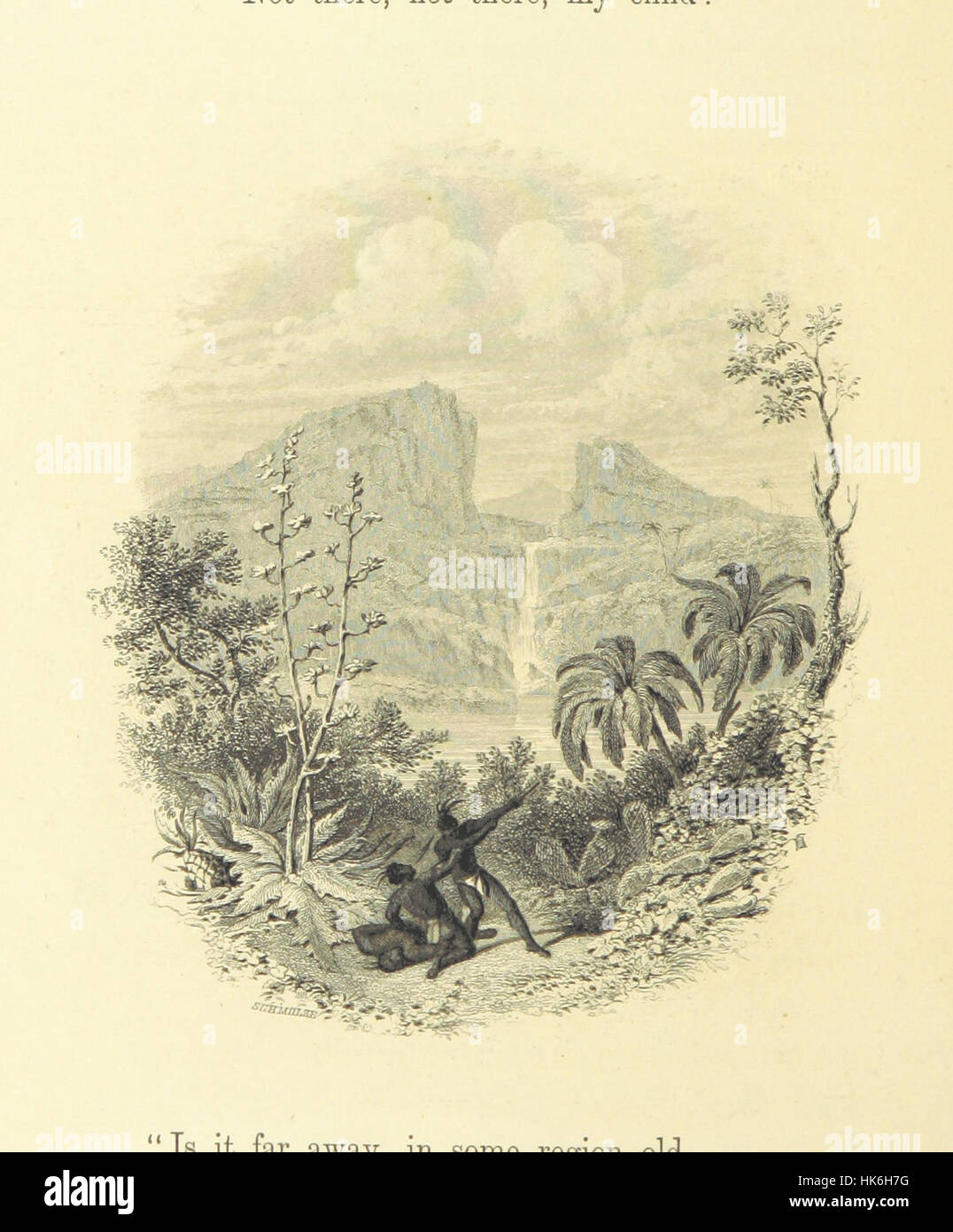 An illustration from 'A Gallery of Famous English and American Poets ...