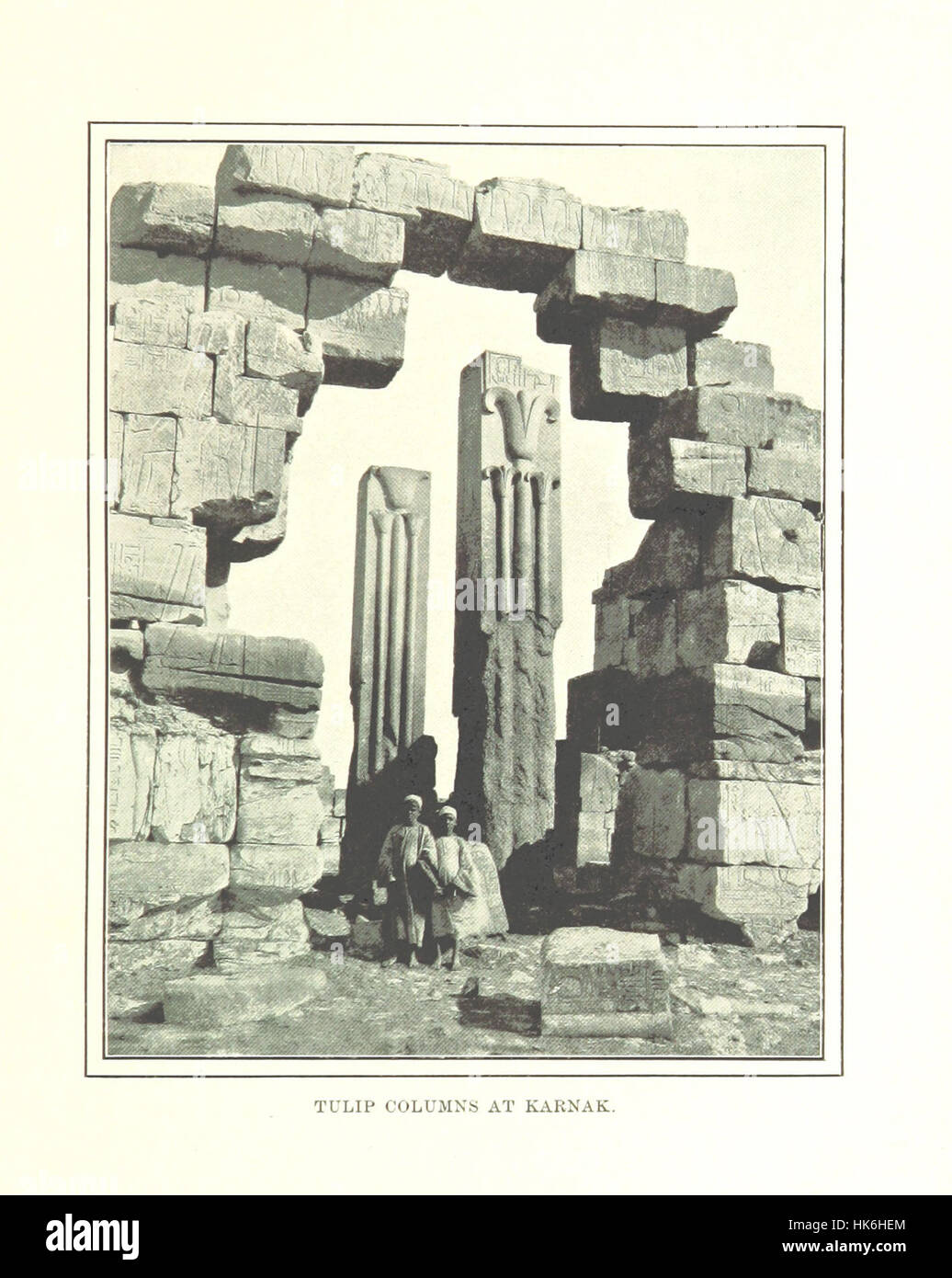 Illustration from 'Present-Day Egypt', depicting modern Egypt with an ...