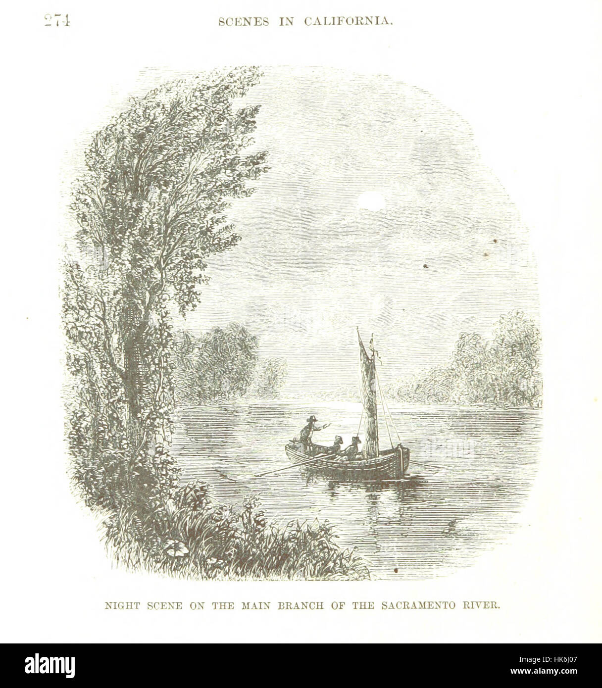 A page from 'Scenes of Wonder and Curiosity in California', an ...