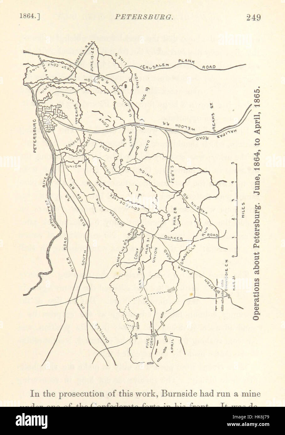 Photograph from 'A Bird's-Eye View of our Civil War', providing a high ...