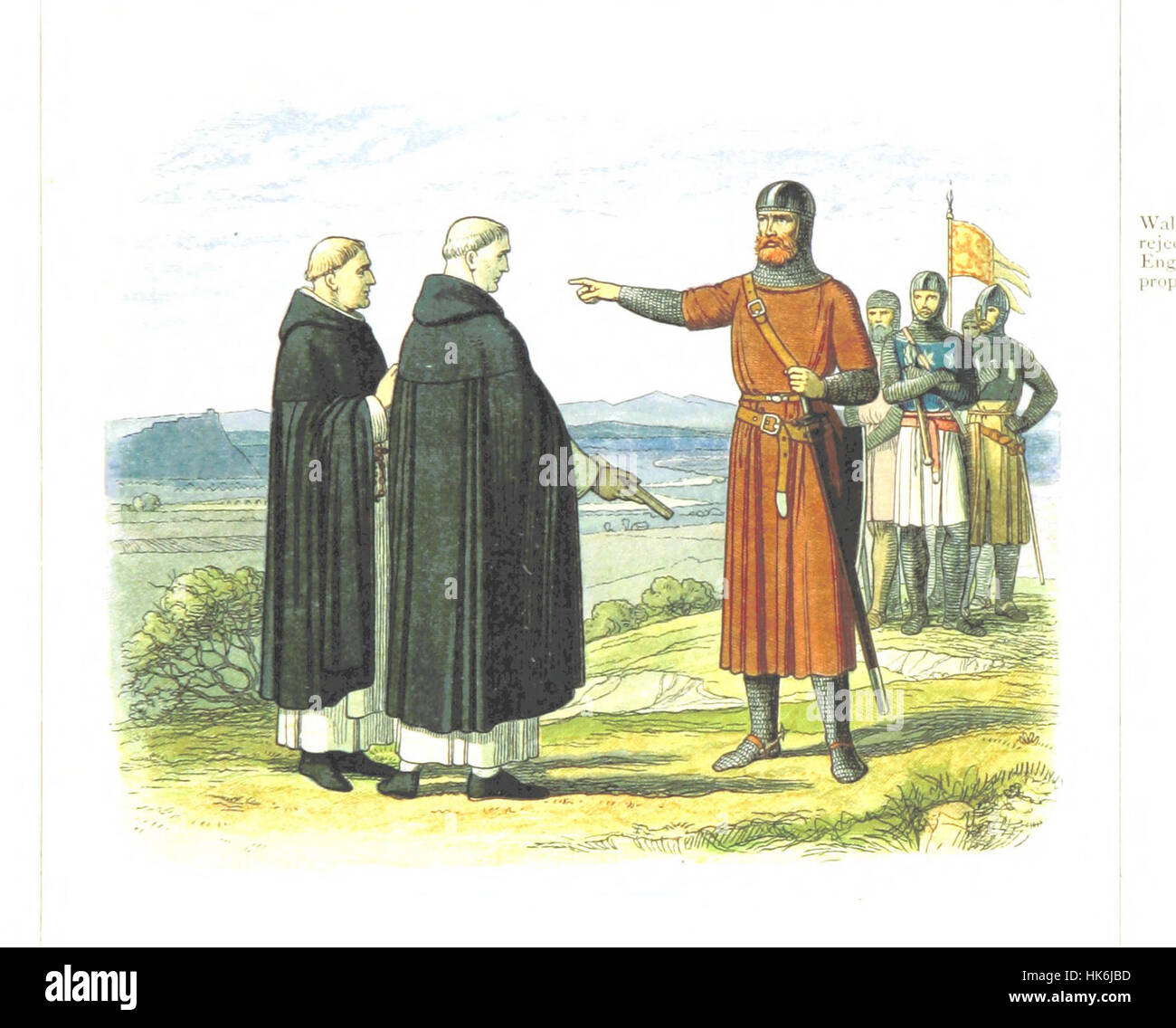 Illustration from 'A Chronicle of England B.C. 55-A.D. 1485', depicting ...