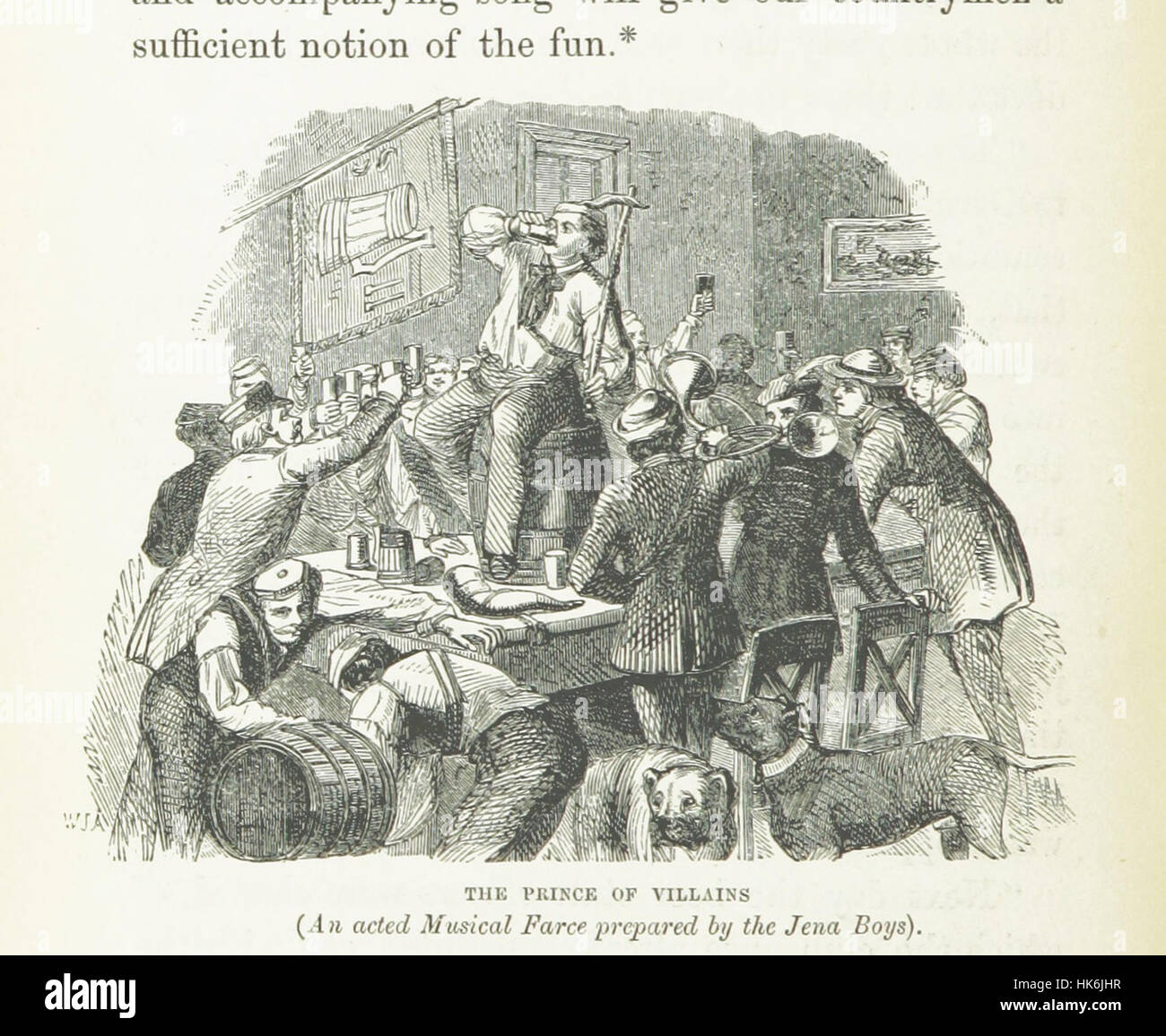 Illustration from 'German Life and Manners in Saxony', showing scenes ...