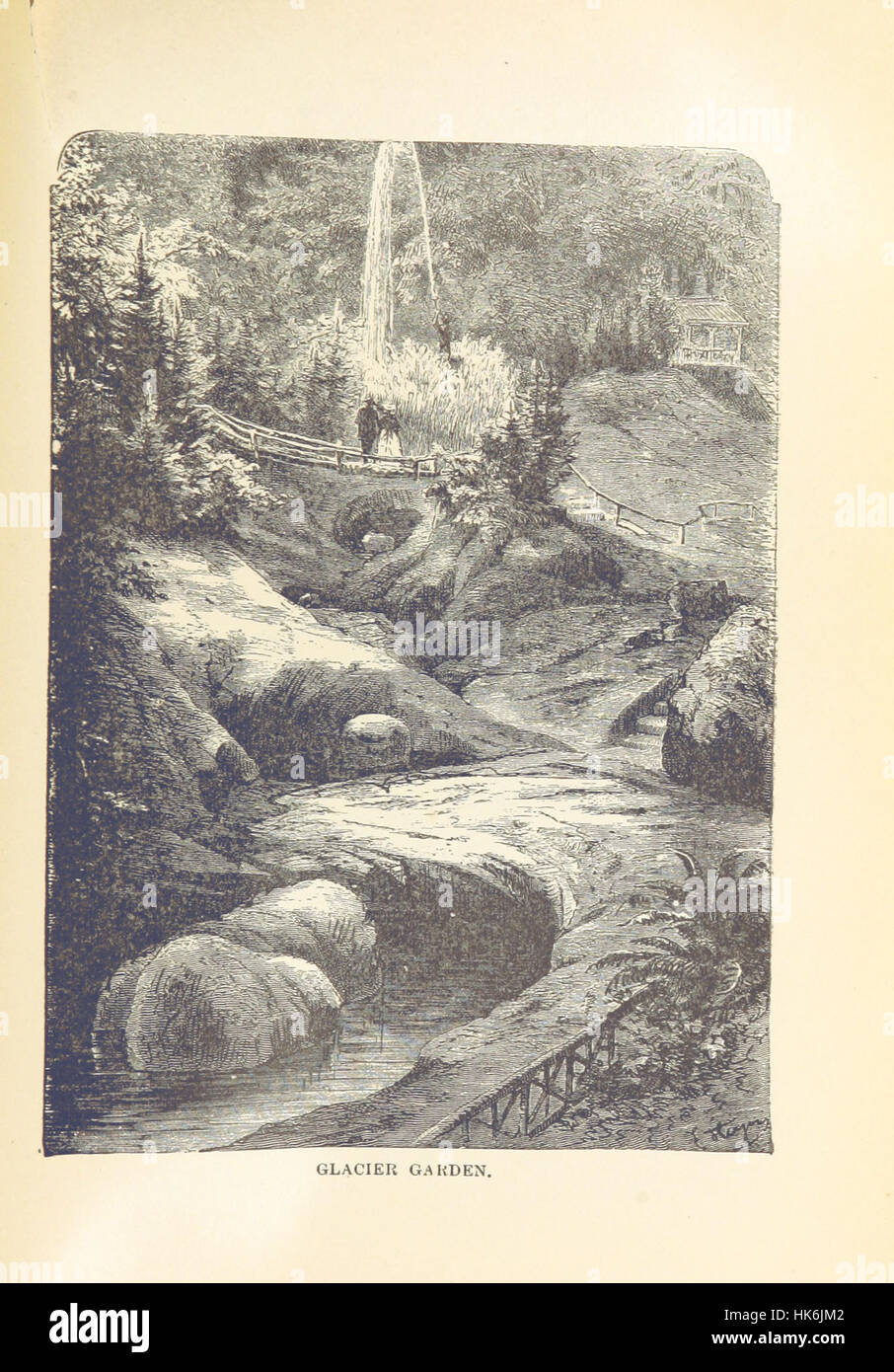 A page from 'A Tramp Abroad,' a travelogue documenting a journey ...