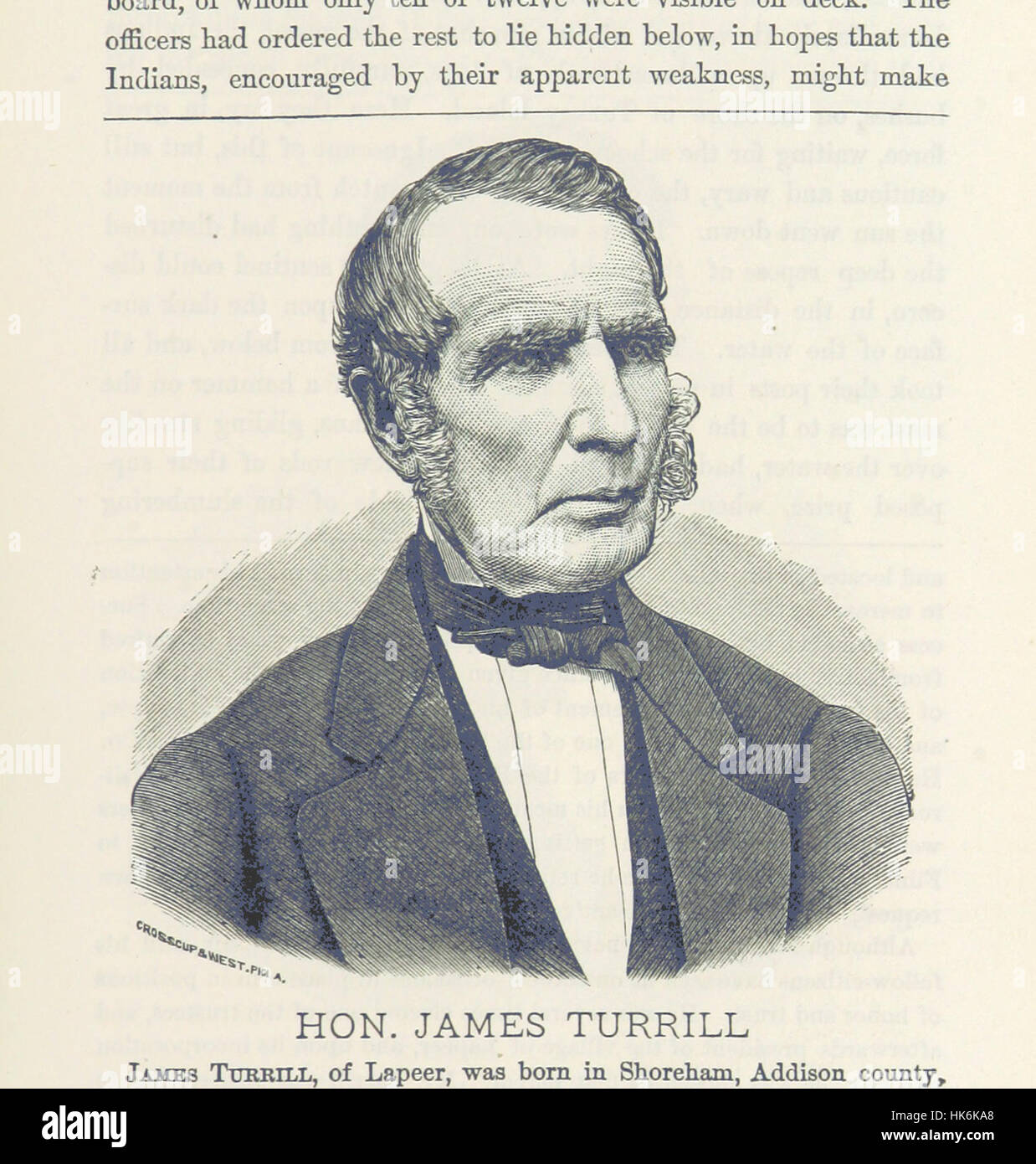 An illustration from 'General History of the State of Michigan ...