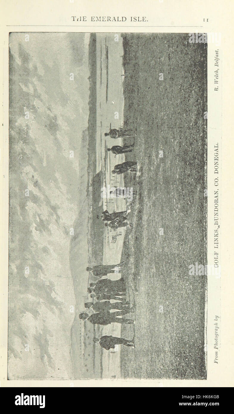 Illustration from 'Guide to Ireland,' showing key landmarks and ...
