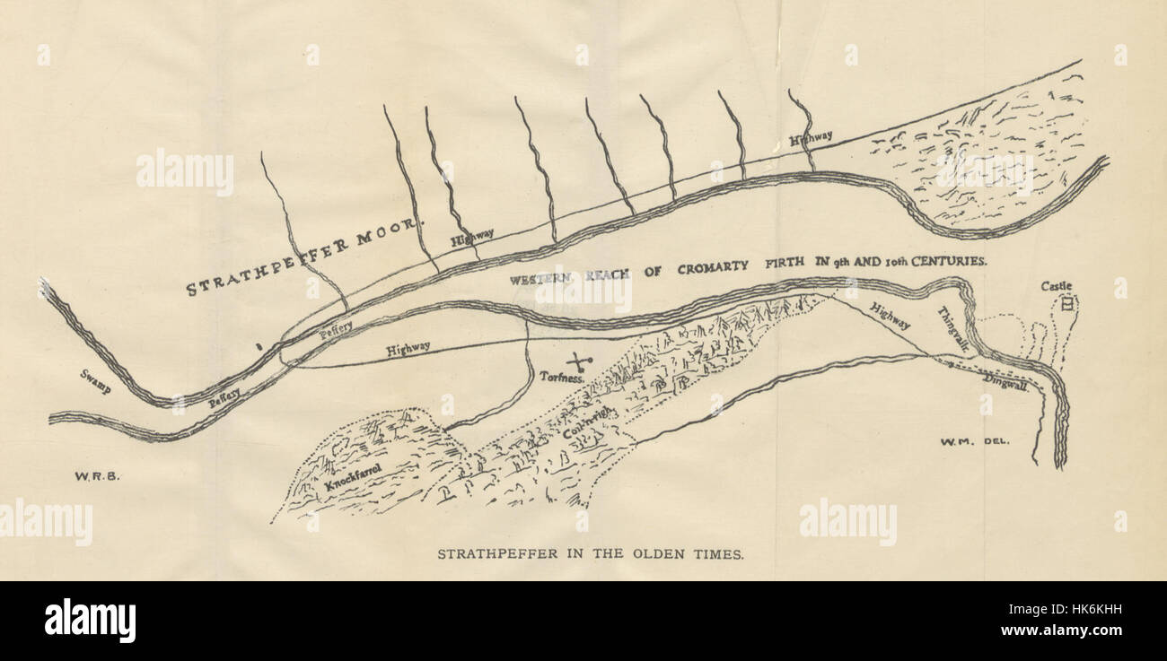 Map of dingwall hi-res stock photography and images - Alamy