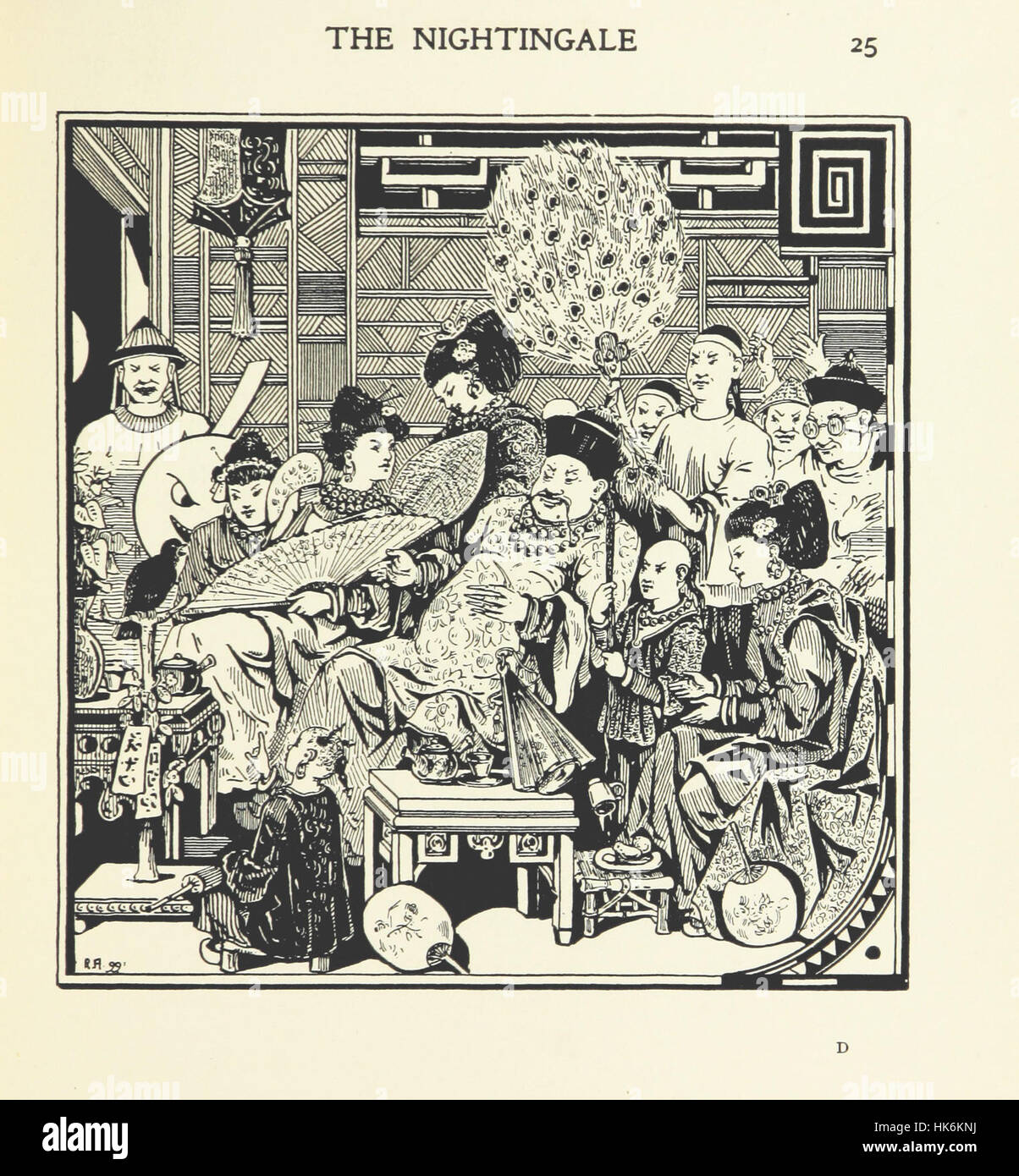 Image from 'The Nightingale,' featuring illustrations by R. Andréï. The ...