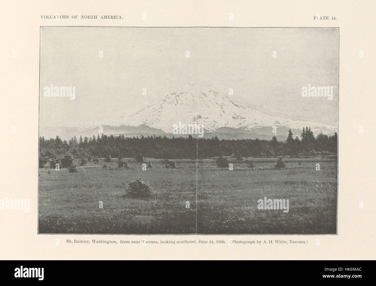 Image from 'Volcanoes of North America', depicting volcanic features ...