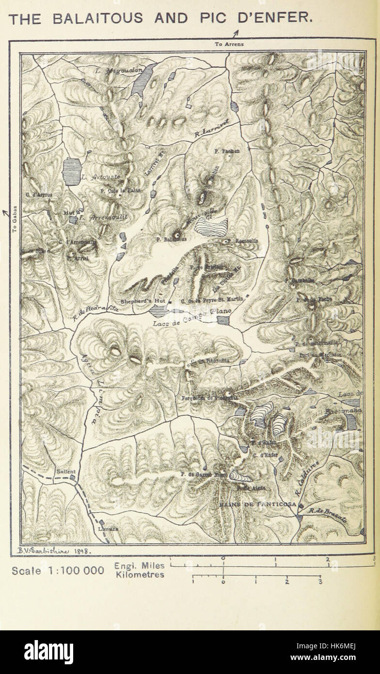 Image from 'Through the High Pyrenees,' showing the landscapes and ...
