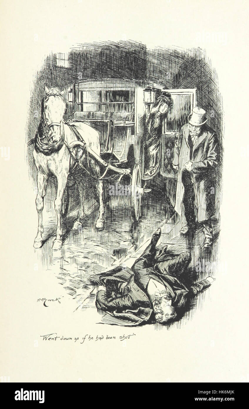 An illustration from 'The Works of G. J. Whyte-Melville', showing ...