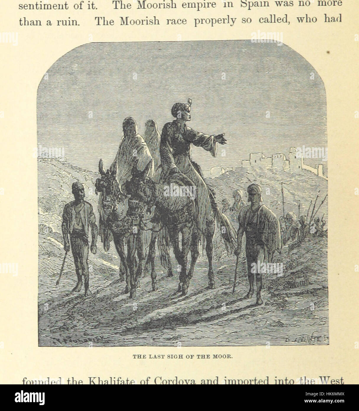 An illustration from the book 'Spain and its People,' edited by W. H. D ...