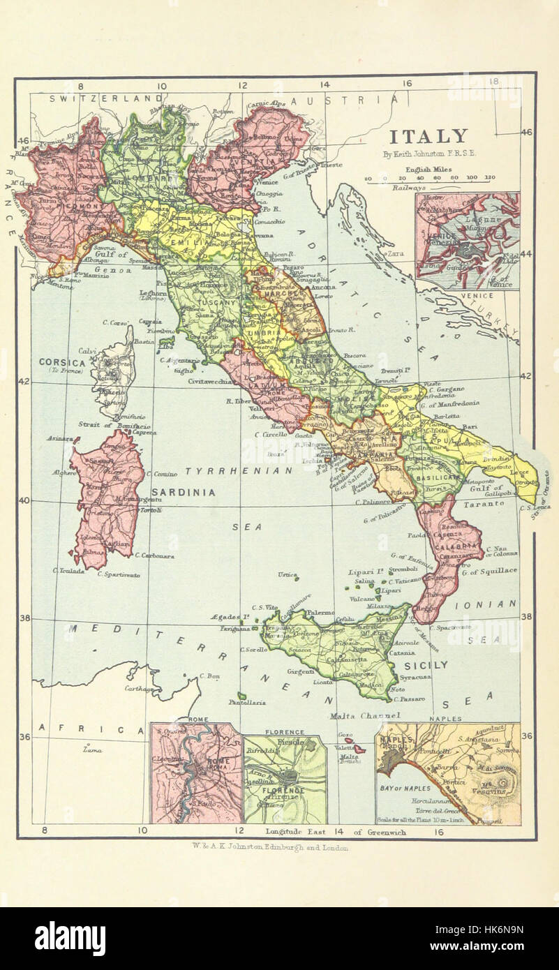 Illustration from page 30 of 'A Pilgrimage to Italy,' depicting key ...