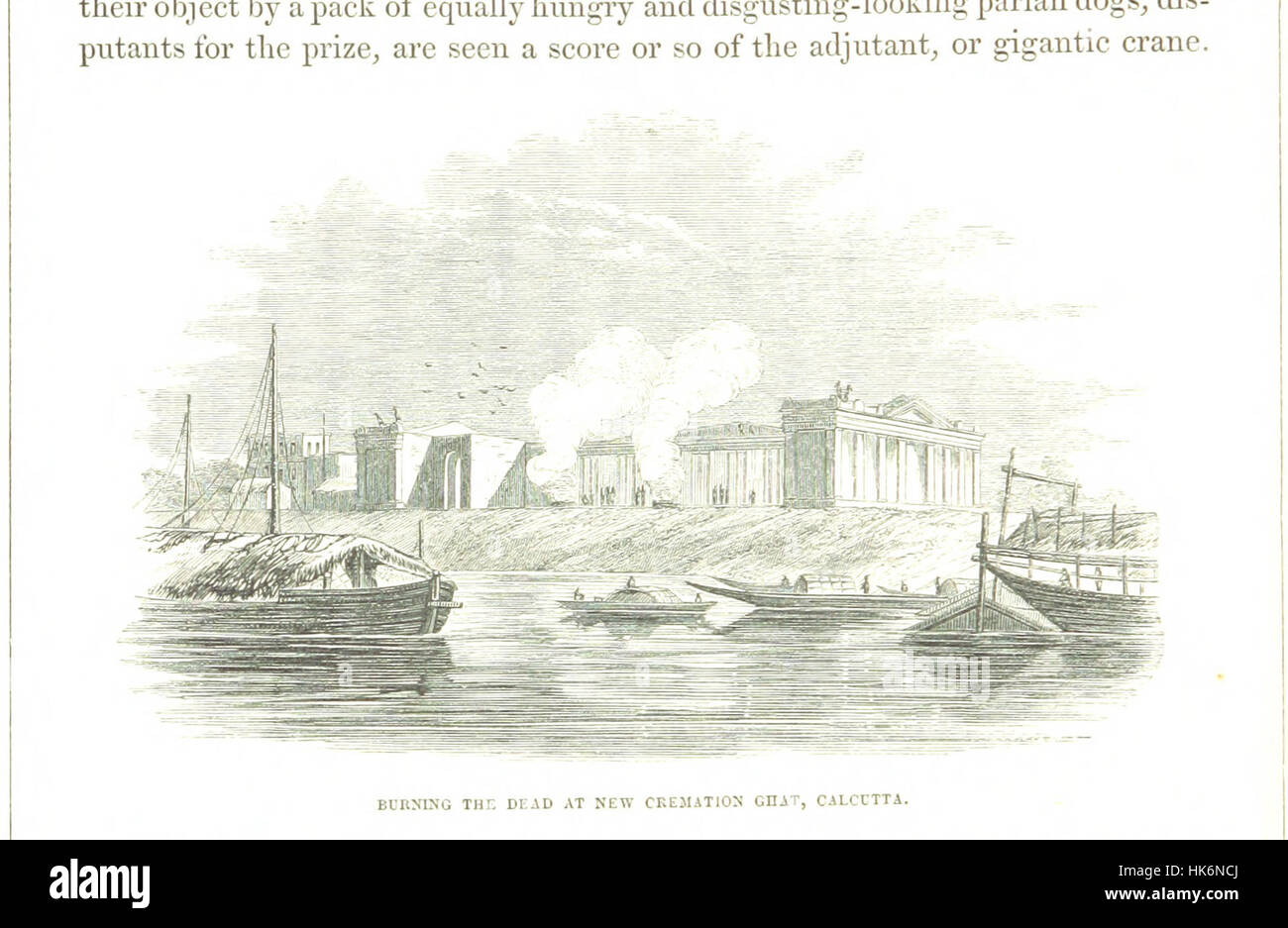 An illustration from 'Rural Life in Bengal,' showing scenes of Anglo ...