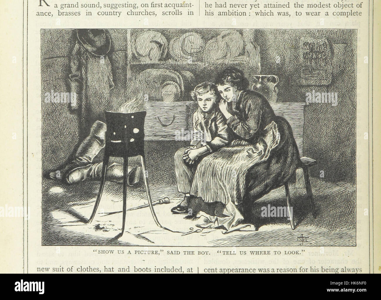Image from 'The Works of Charles Dickens' showing illustrations from ...
