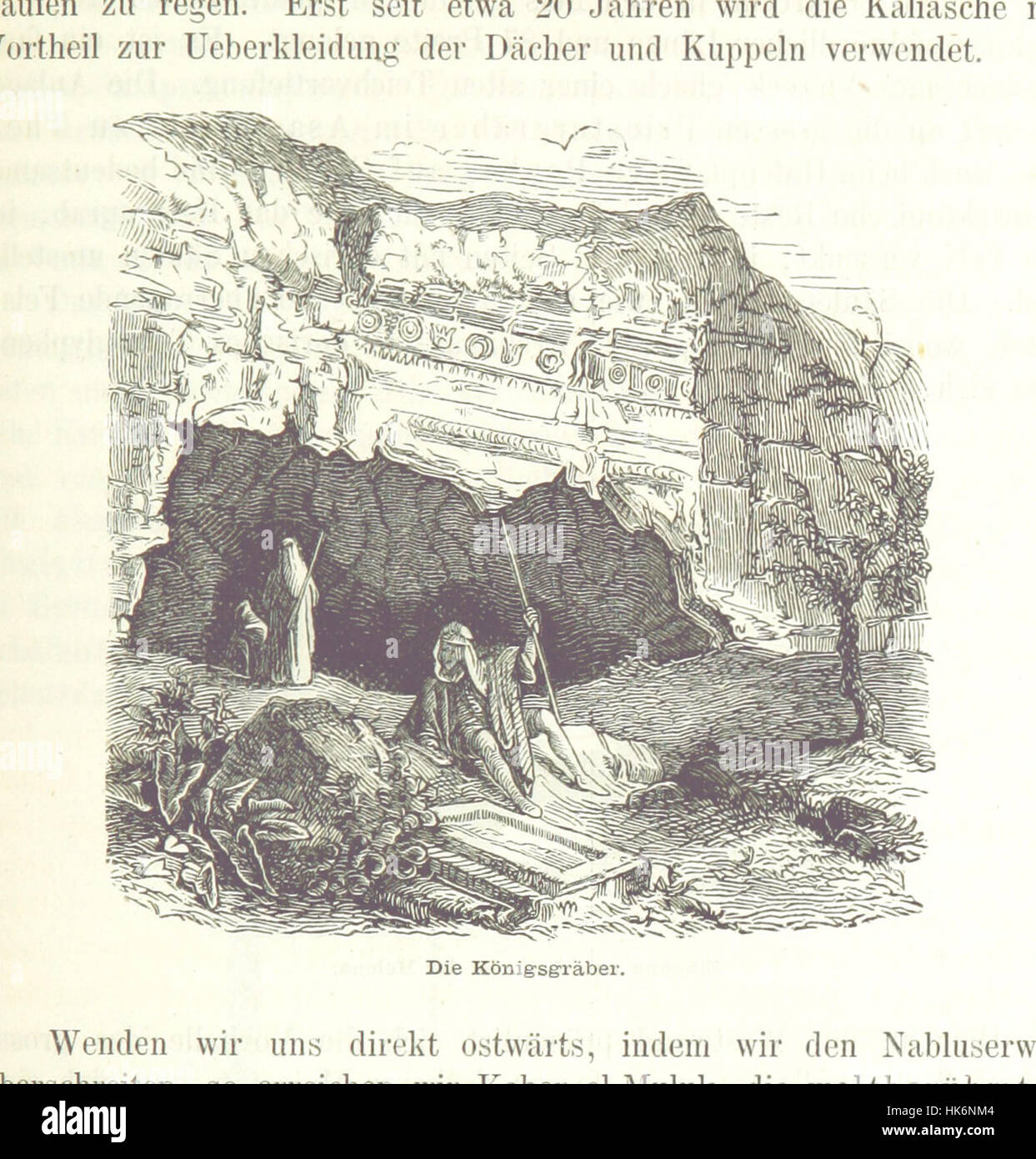 Illustration from 'Jerusalem und das heilige Land,' depicting key ...