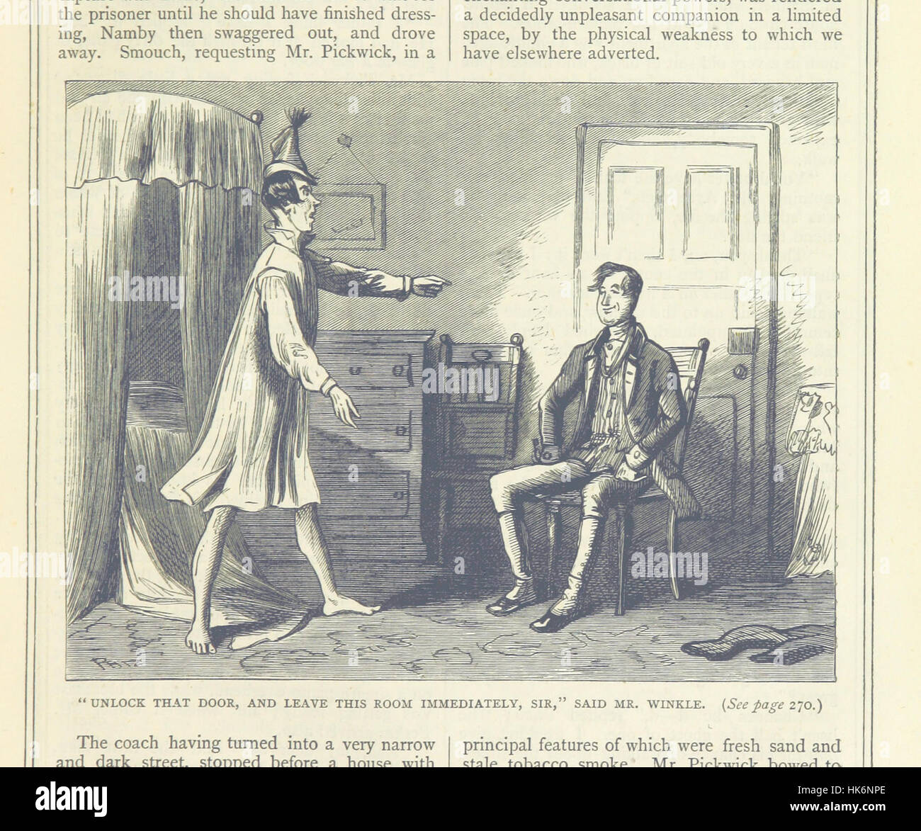 Illustration from 'The Works of Charles Dickens' showing scenes related ...