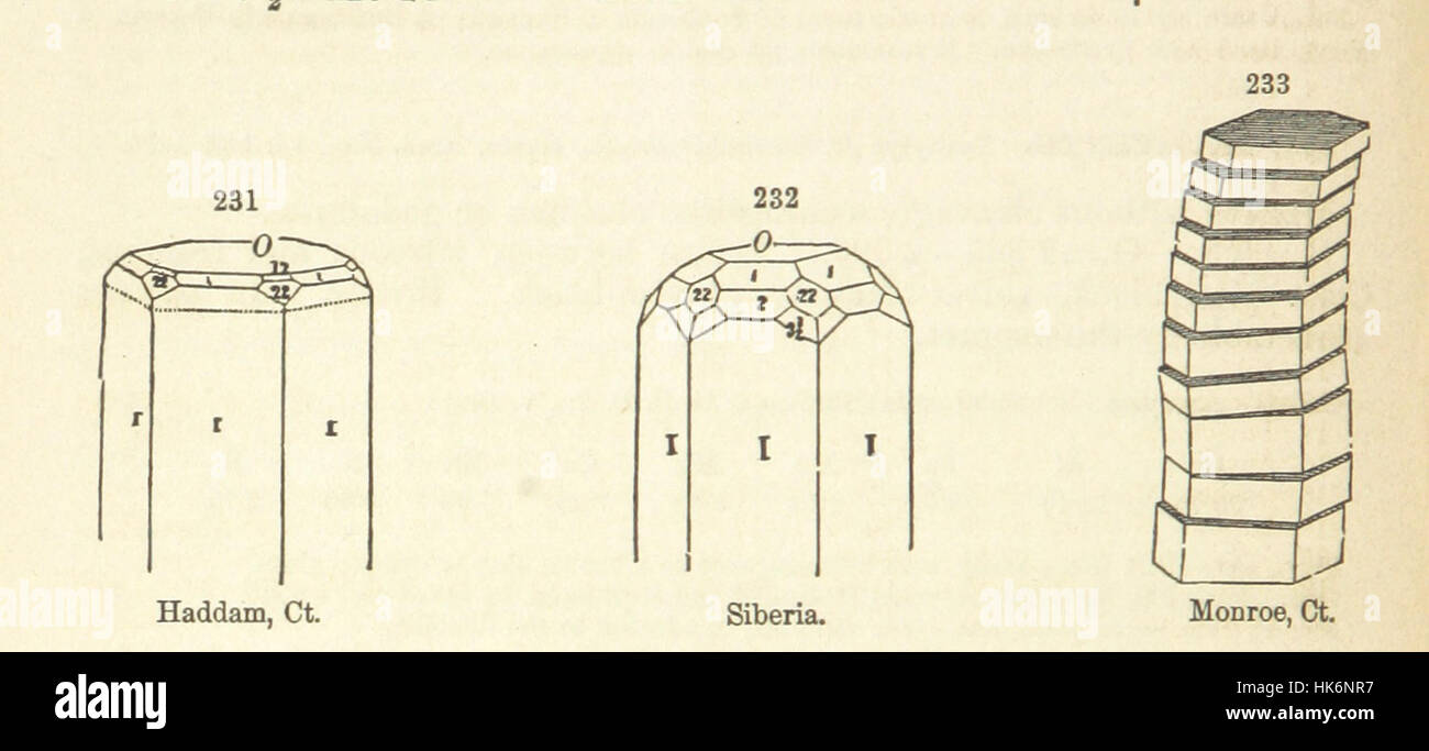 A page from 'A System of Mineralogy,' describing various minerals and ...